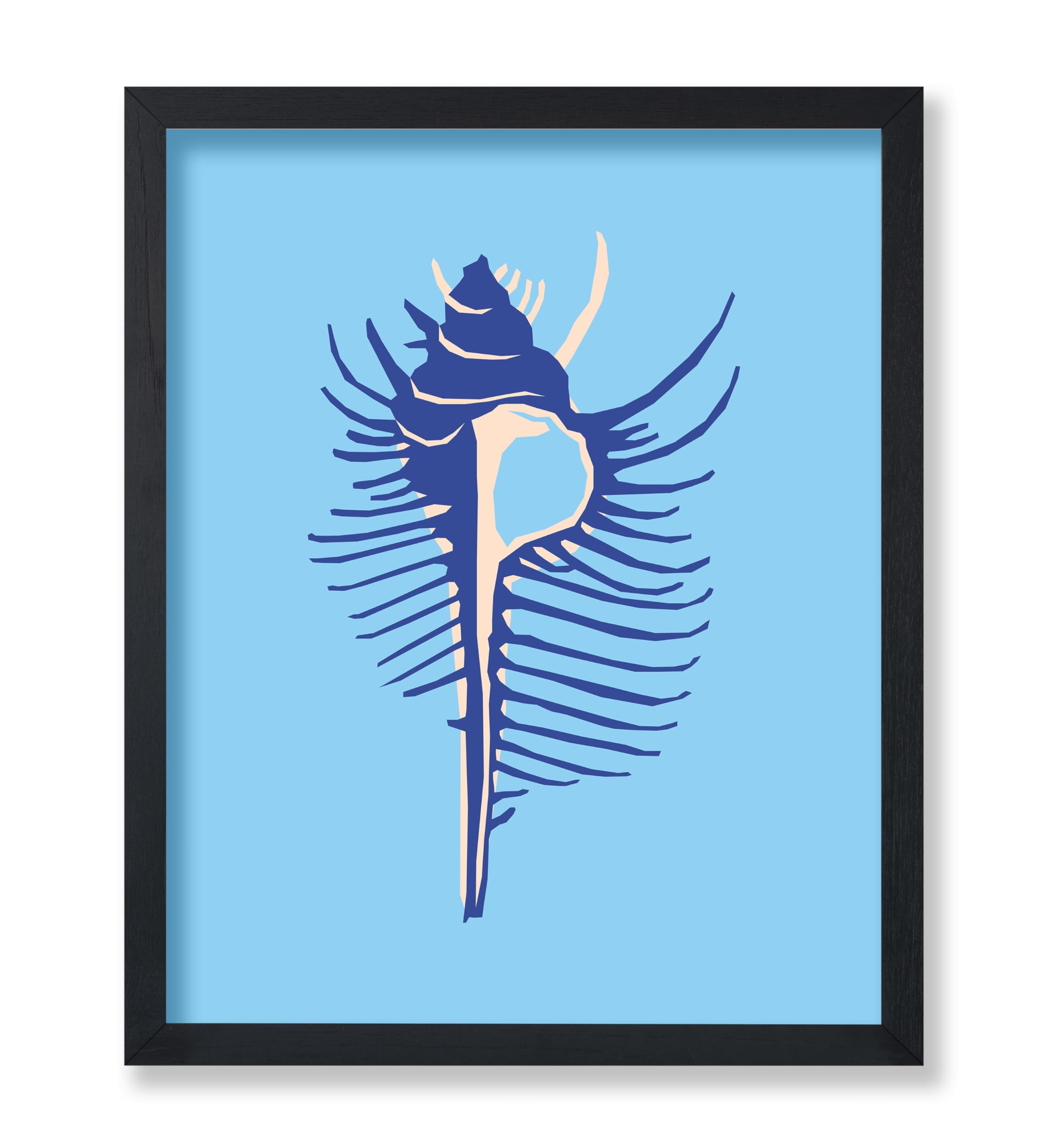 Poster Master Murex Seashell Poster - Retro Aquatic Print - Marine Life ...