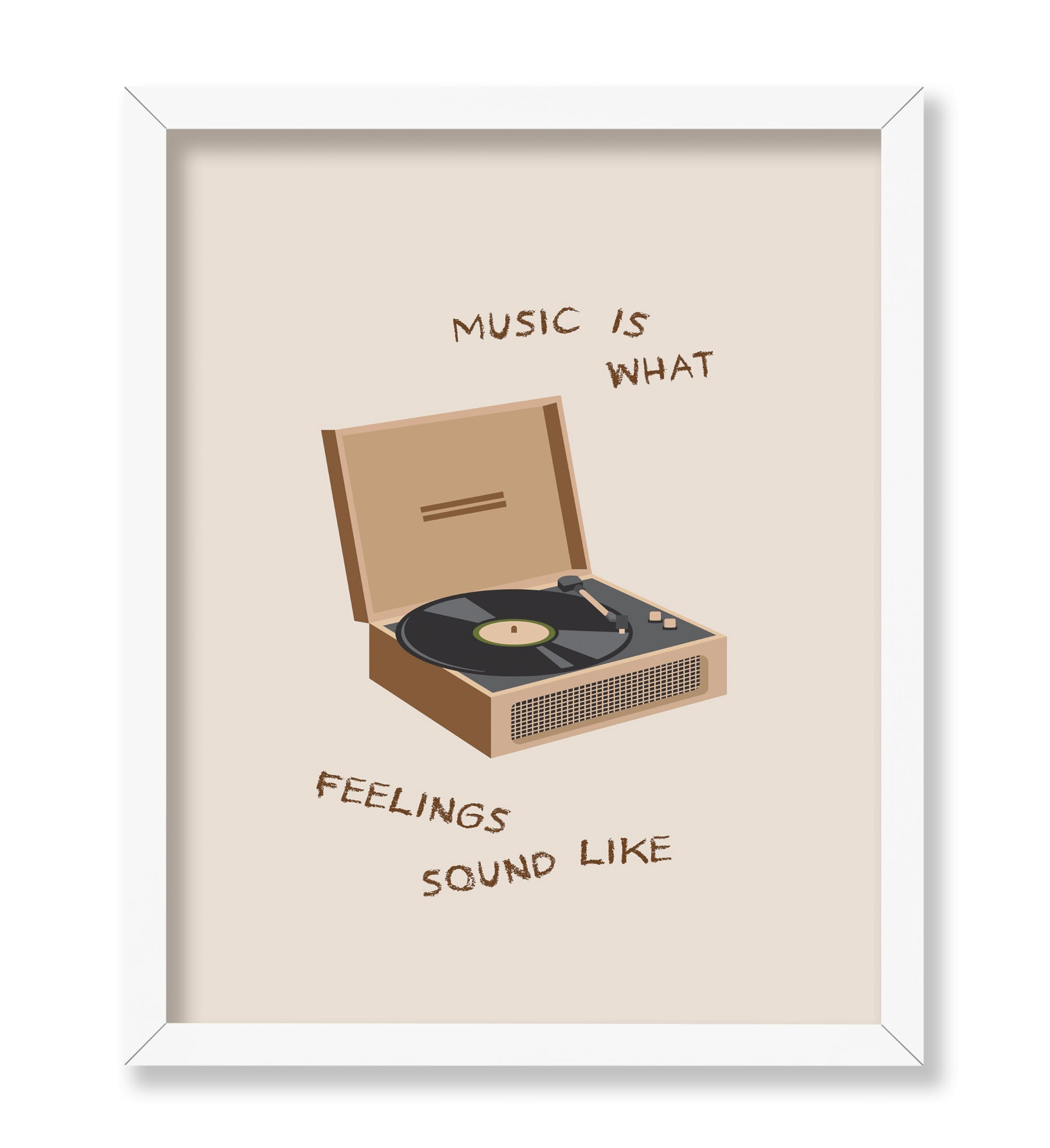 Poster Master Music Is What Feelings Sounds Like Poster - Retro Music ...