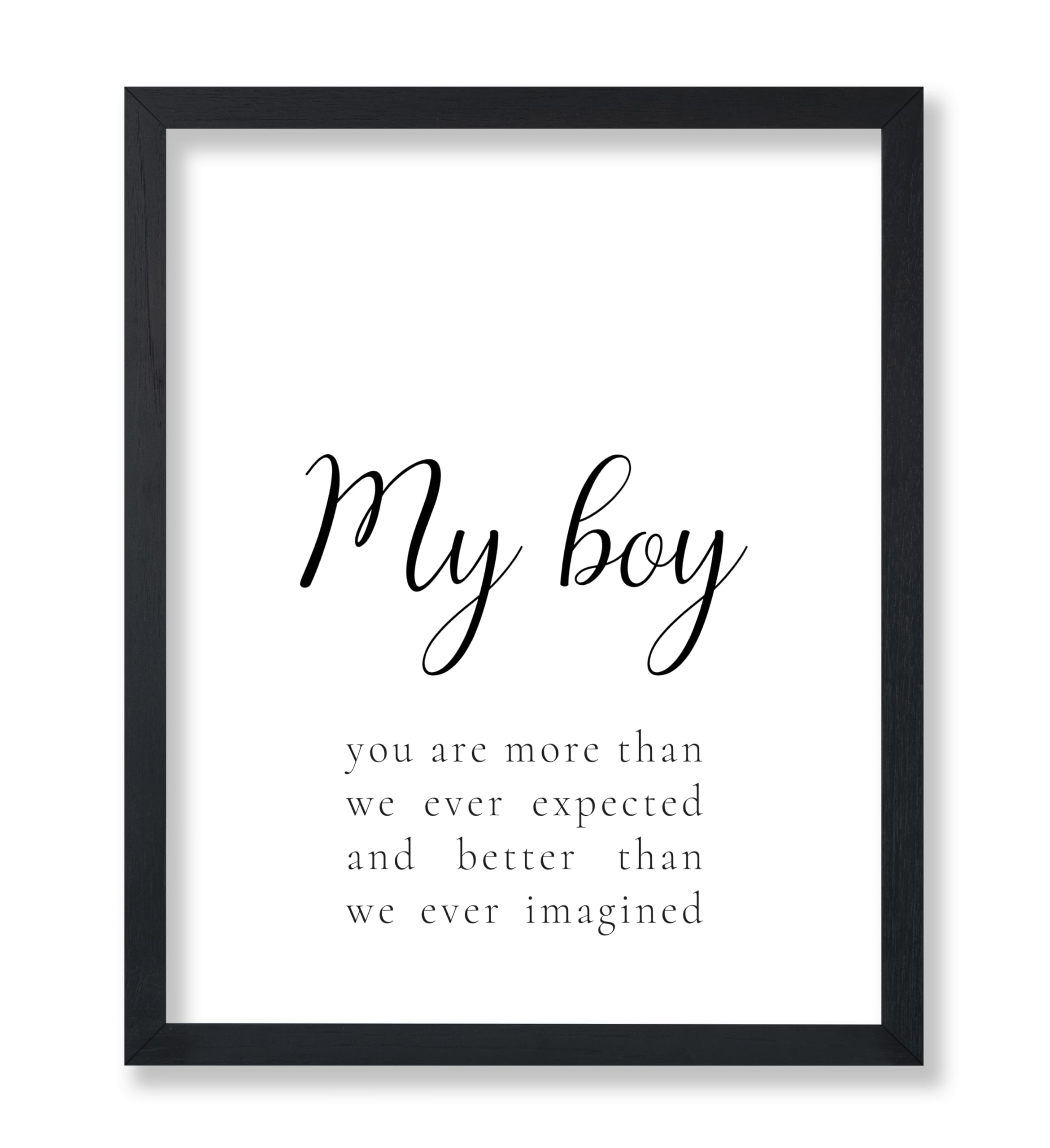 Poster Master My Boy Poster - Little Boy Print - Typography Art ...