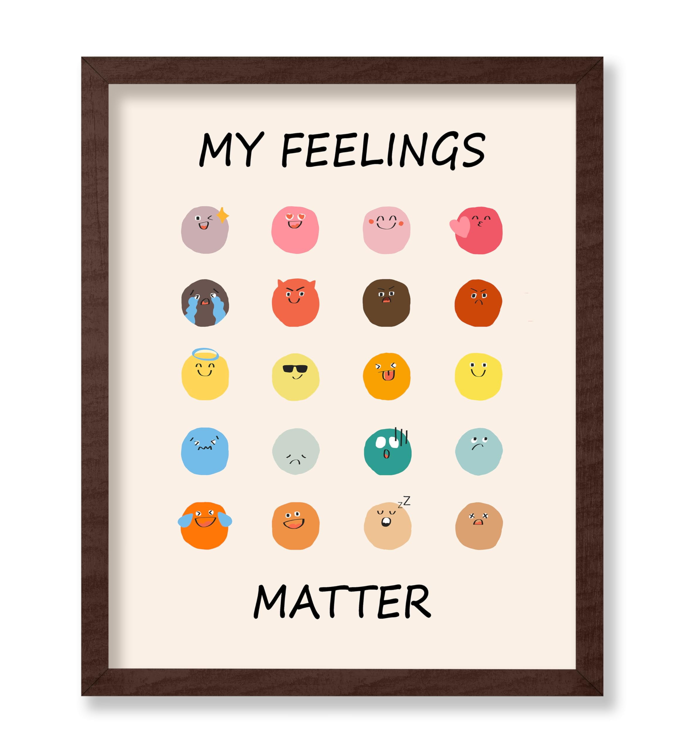 Poster Master My Feelings Matter Poster - Emoticons Print - Learning ...
