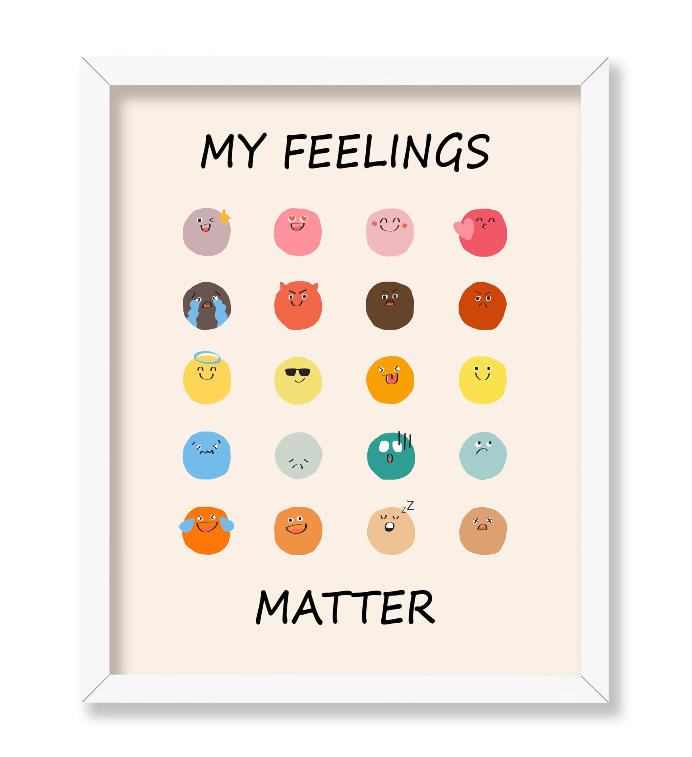 Poster Master My Feelings Matter Poster - Emoticons Print - Learning ...