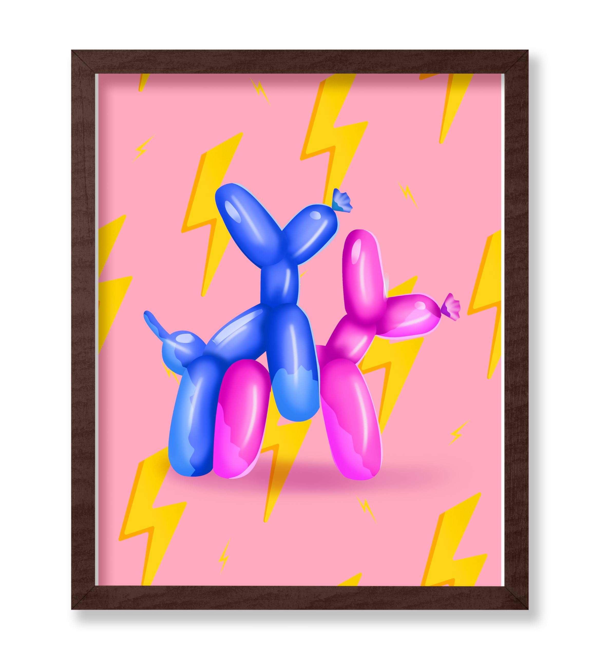 Poster Master Naughty Balloon Dog Poster - Balloon Animals Print ...