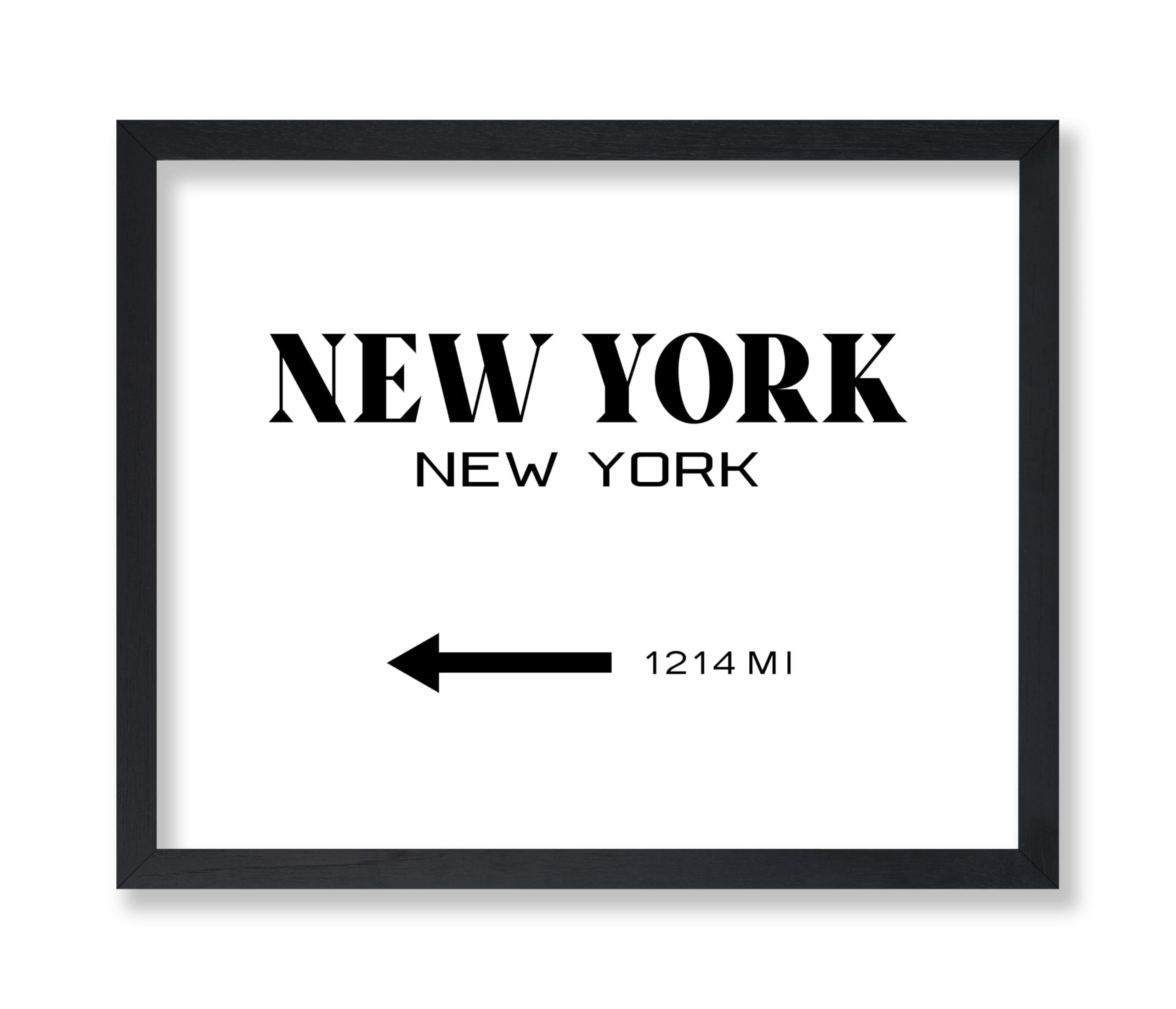 Poster Master New York Poster - New York Sign Print - Typography Wall ...