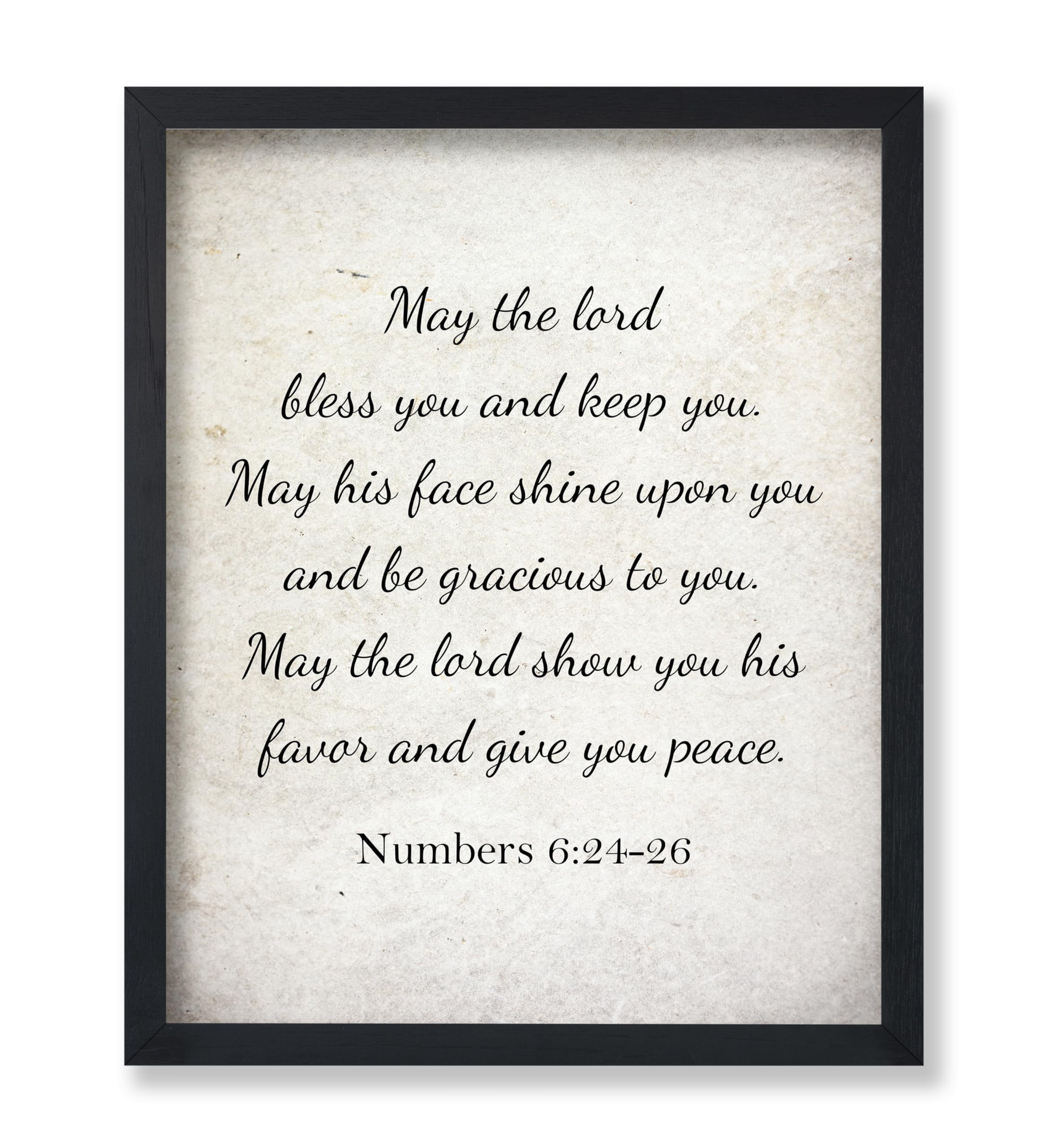 Poster Master Numbers 6:24-26 Poster - May the Lord Bless You and Keep You Print - Bible Verse ...