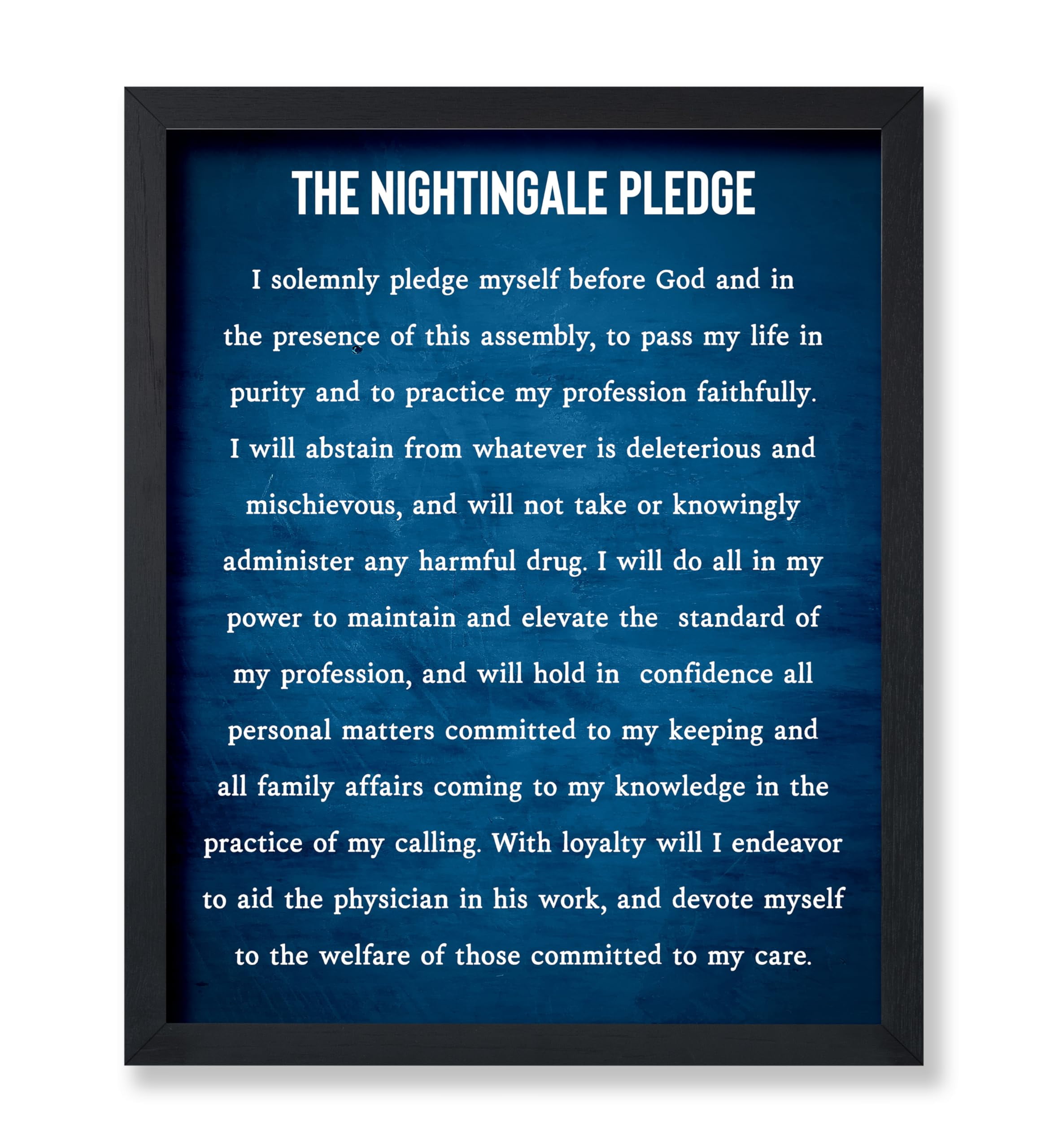 Poster Master Nurse's Pledge Poster - The Nightingale Pledge Print ...