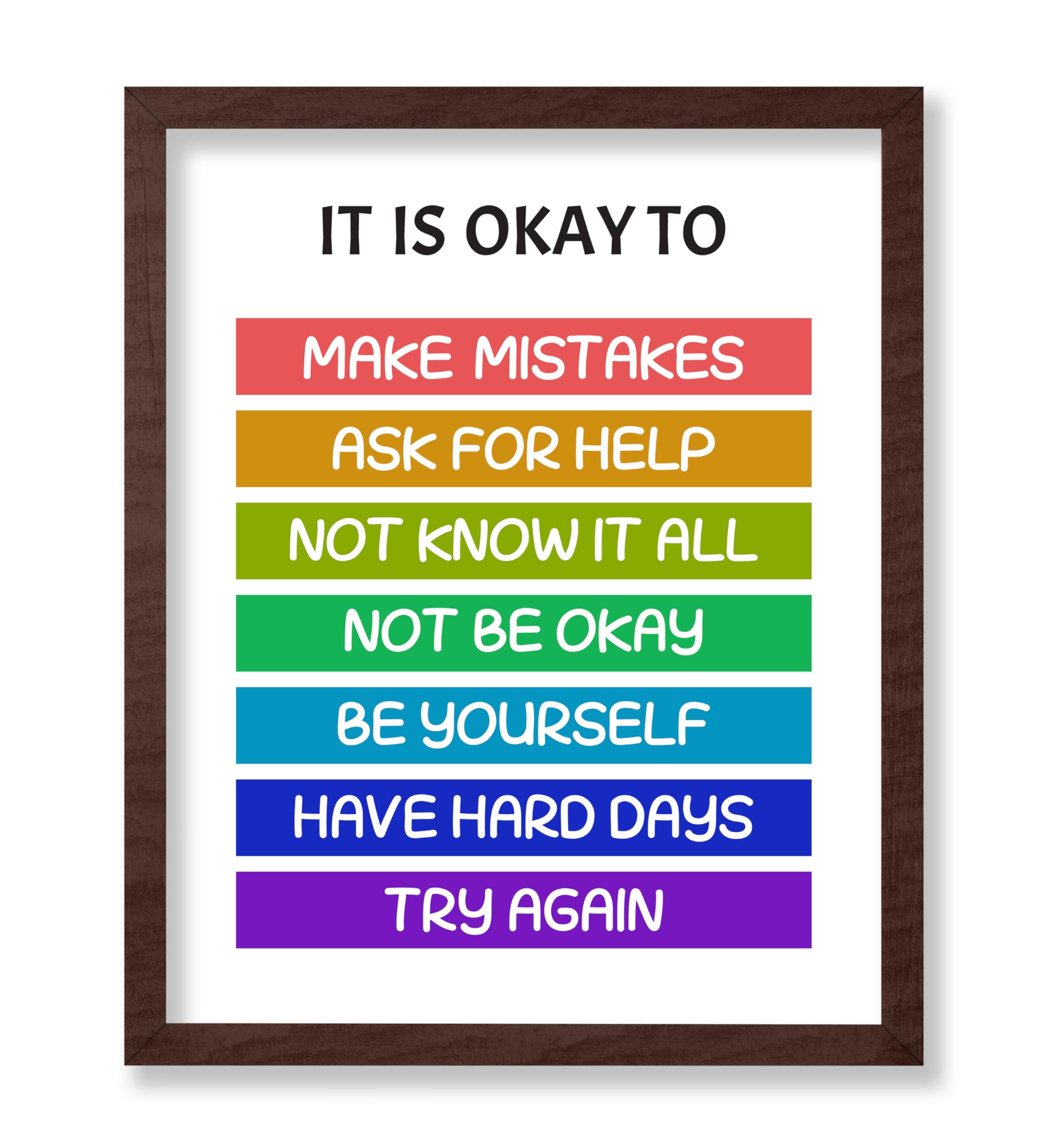 Poster Master It's OK To Make Mistakes Poster - Typography Print ...