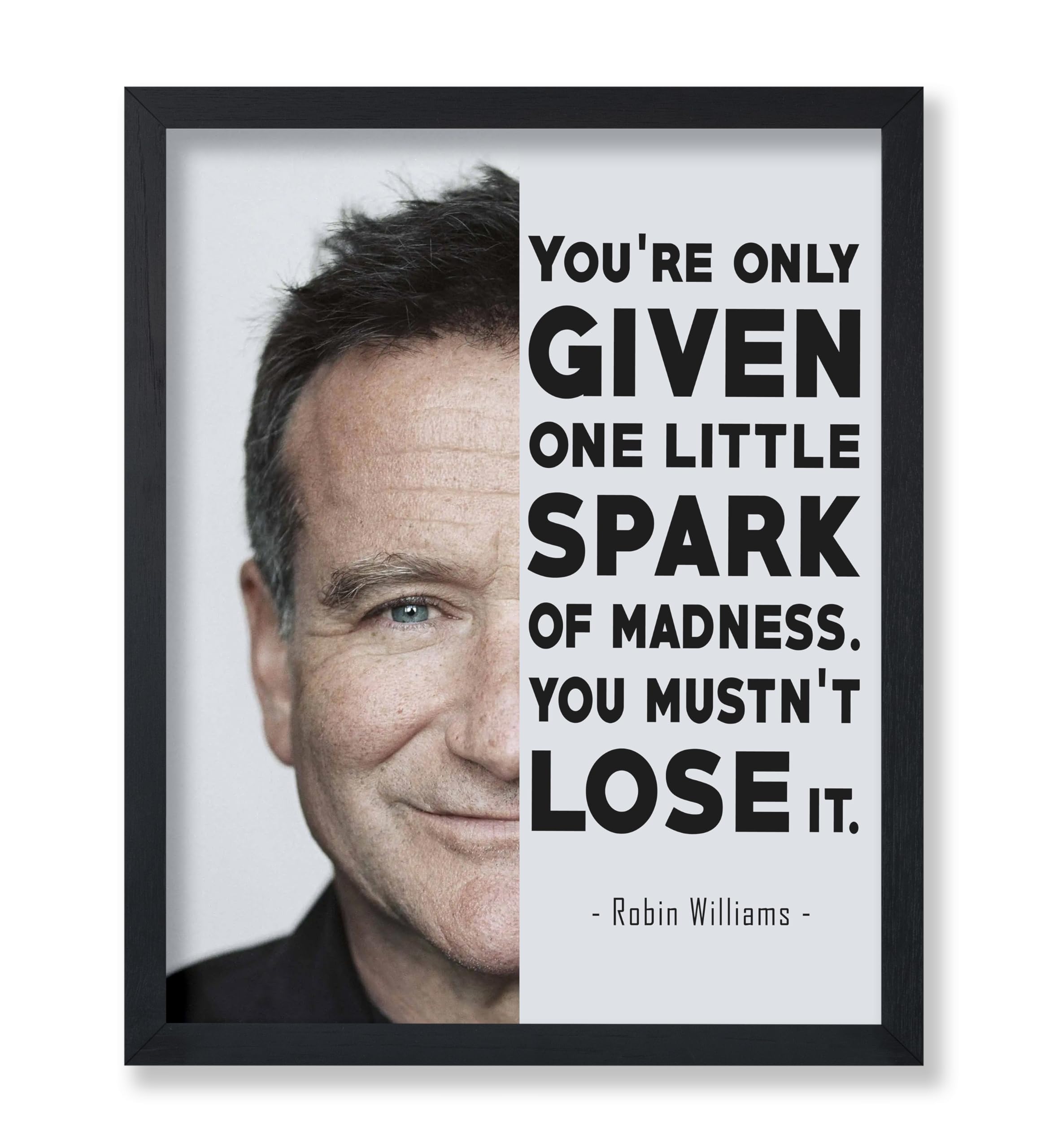 Poster Master One Little Spark Of Madness Poster - Robin Williams Print ...