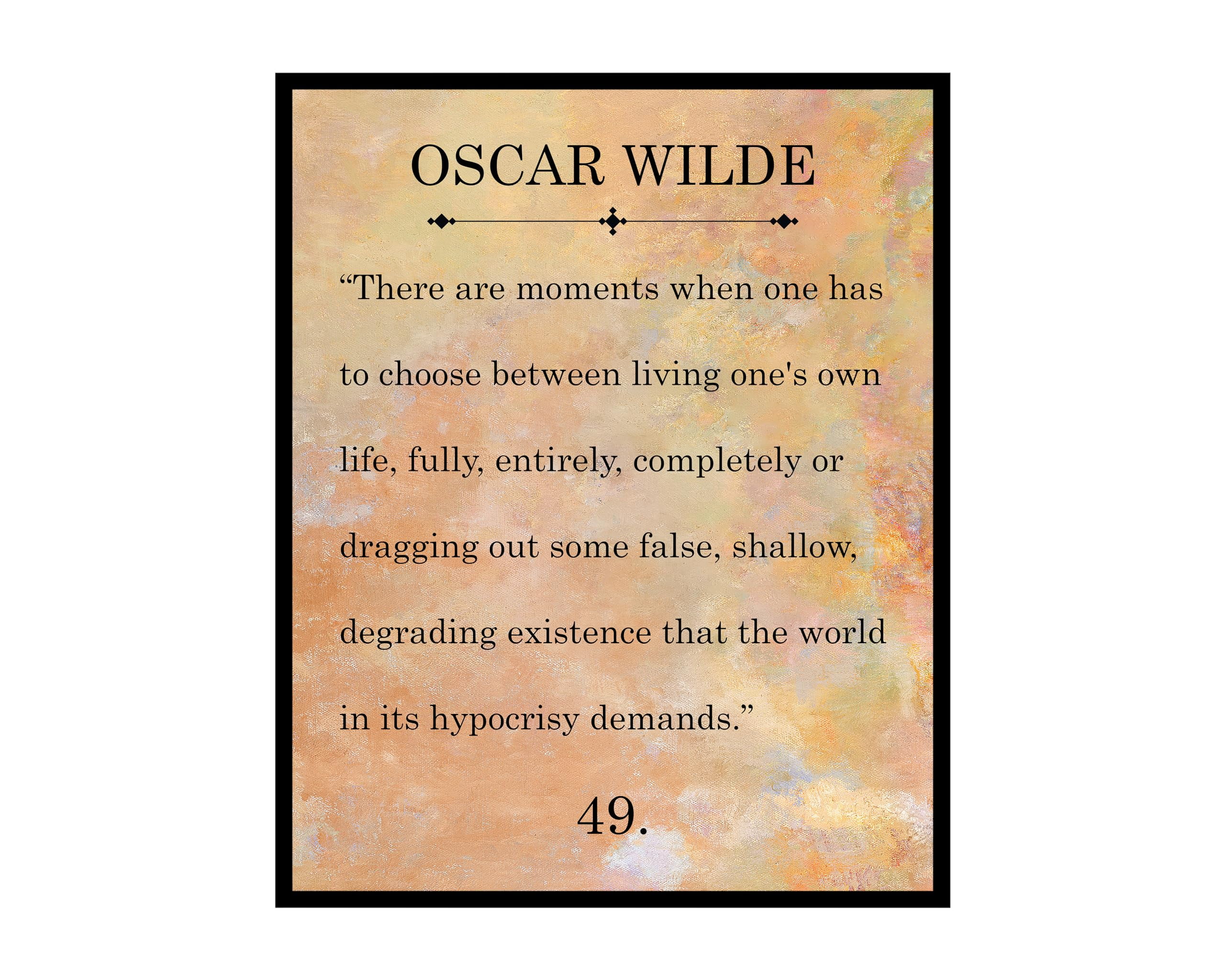 Poster Master Oscar Wilde Poster - Oscar Wilde Quote Print ...