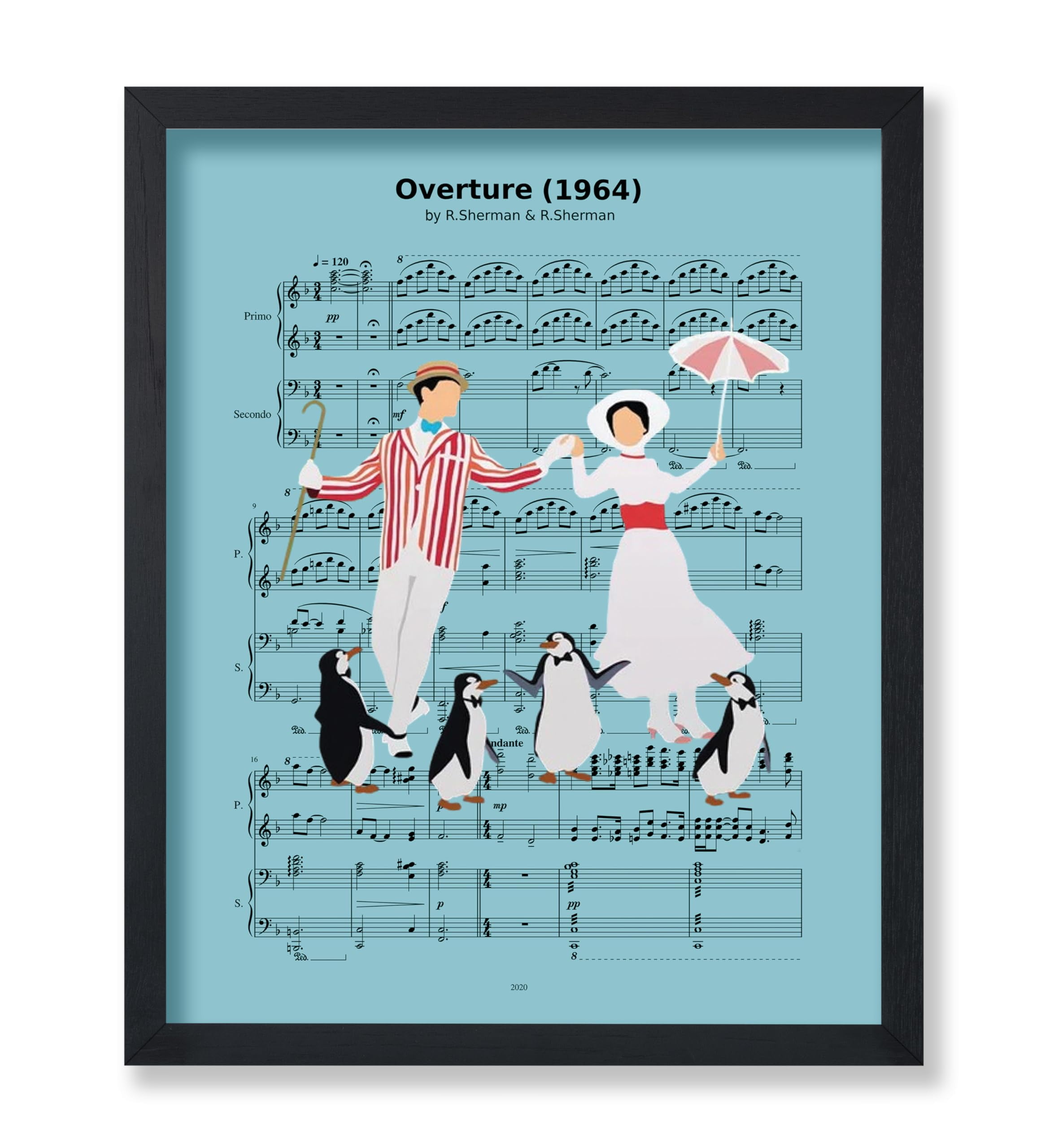 Poster Master Overture Poster - Overture Sheet Music Print - Musical ...