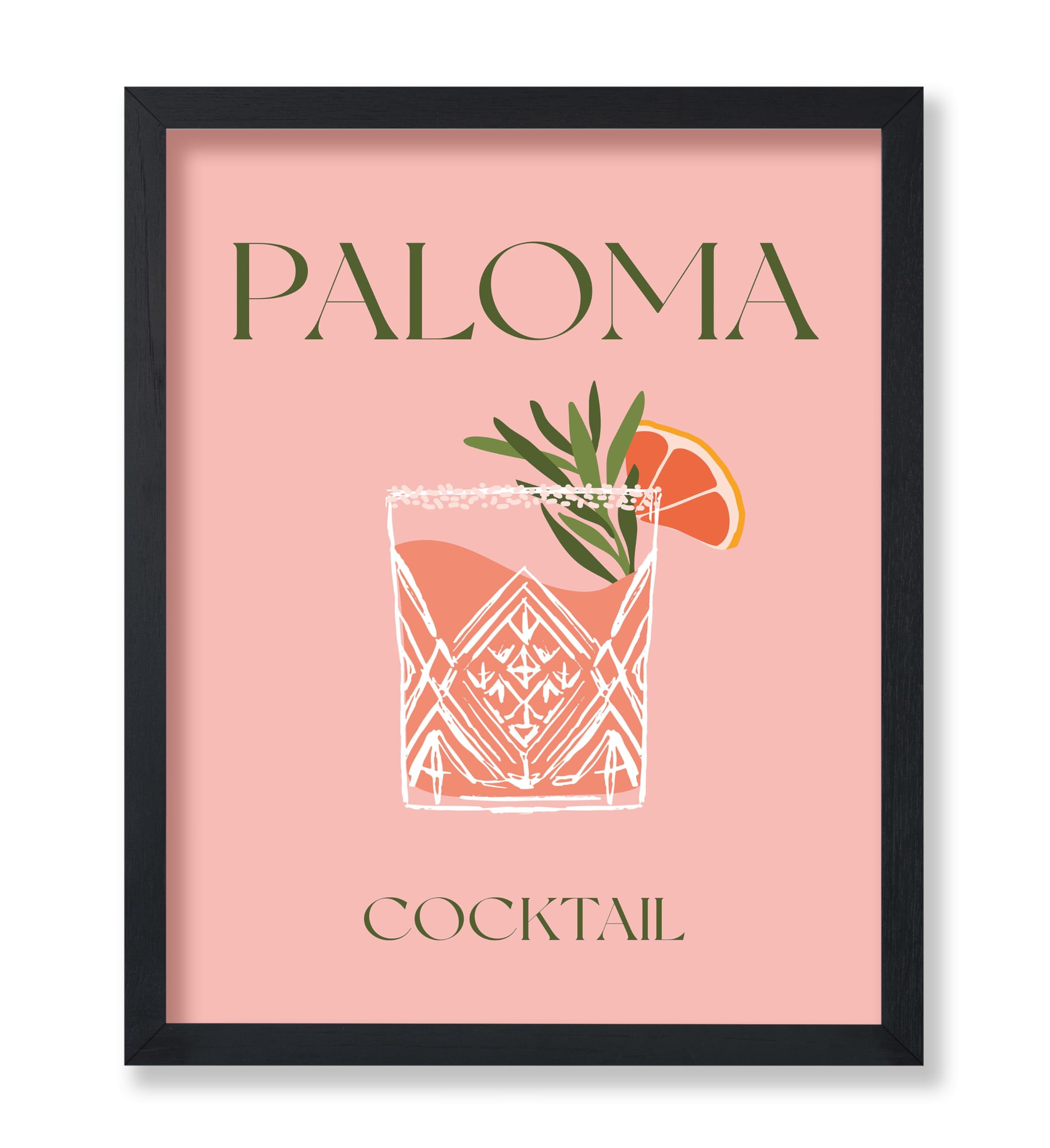 Poster Master Paloma Poster - Retro Cocktail Print - Alcohol Art ...