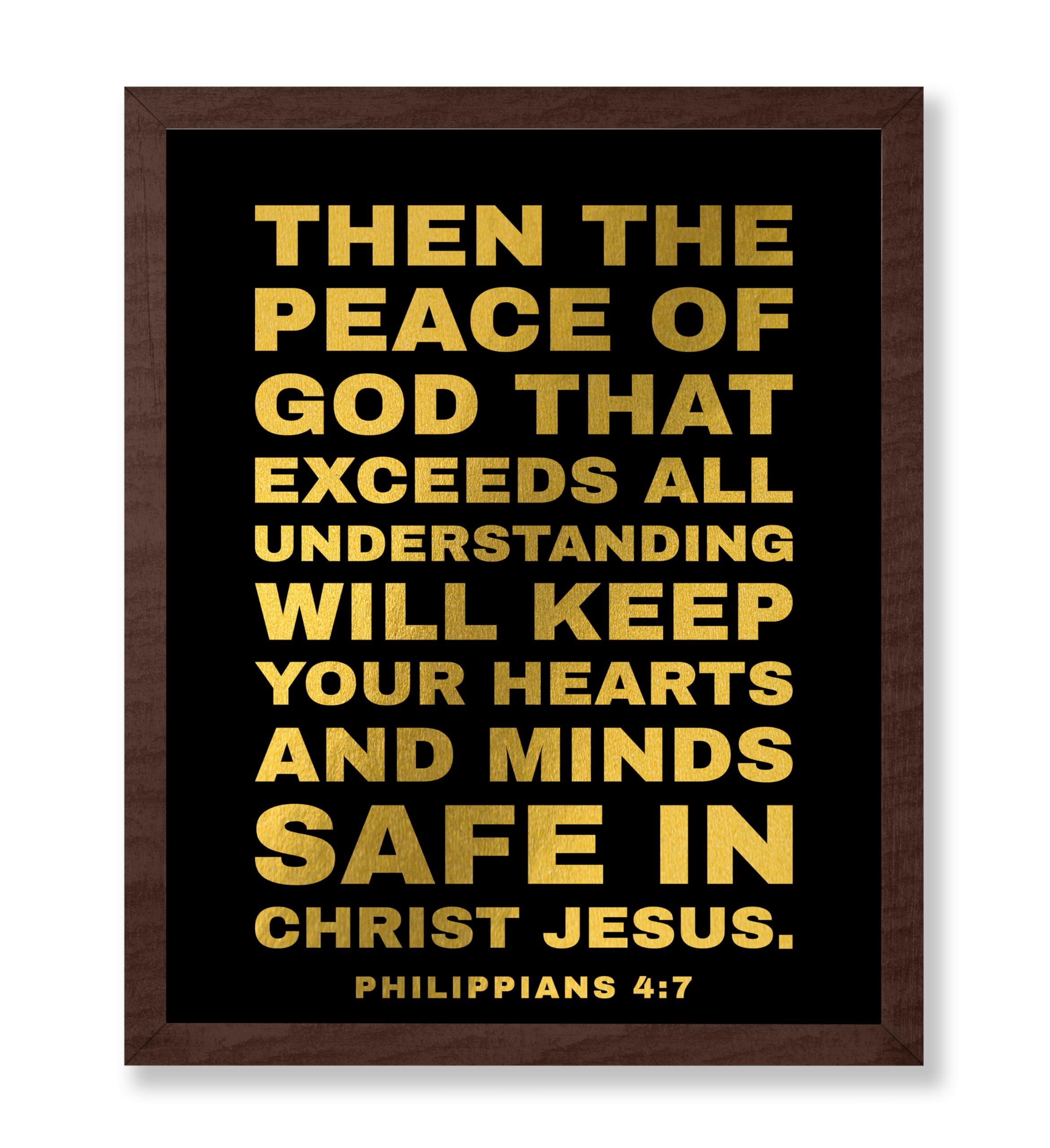 Poster Master Peace Of God Exceeds All Understanding Poster - Gold ...