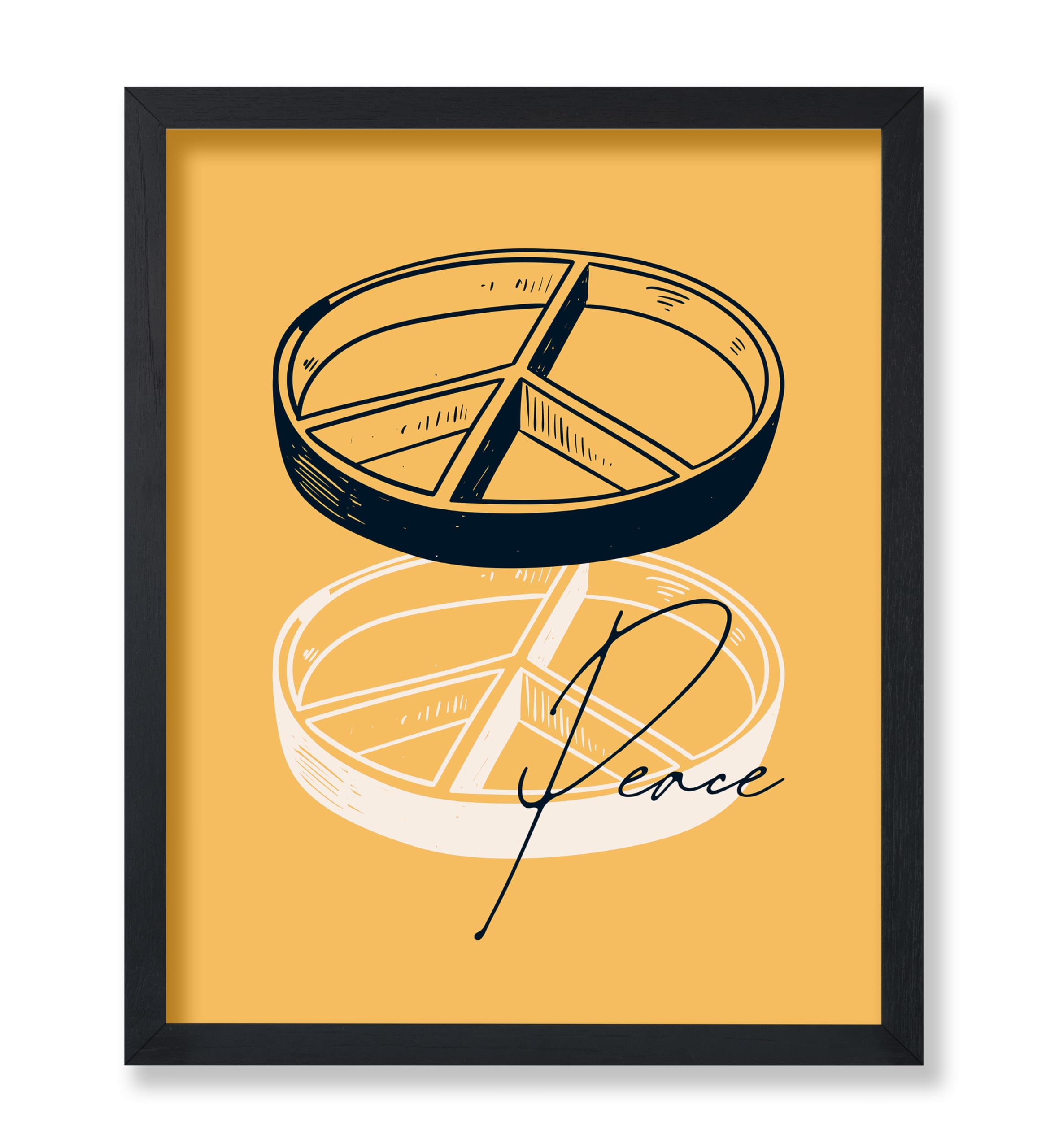 Poster Master Peace Poster - Peace Symbol Print - Peace and Love Art ...