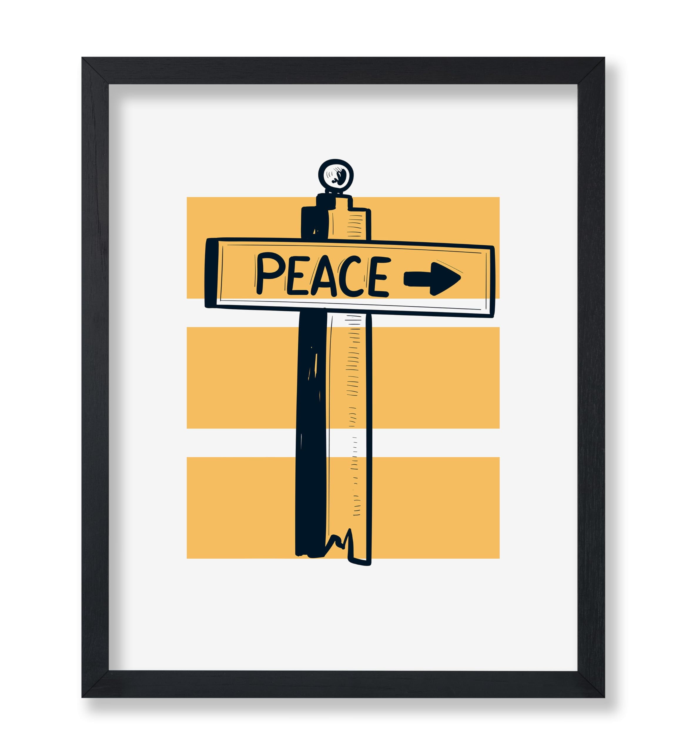 Poster Master Peace Poster - Retro Peace Direction Print - Peace and ...
