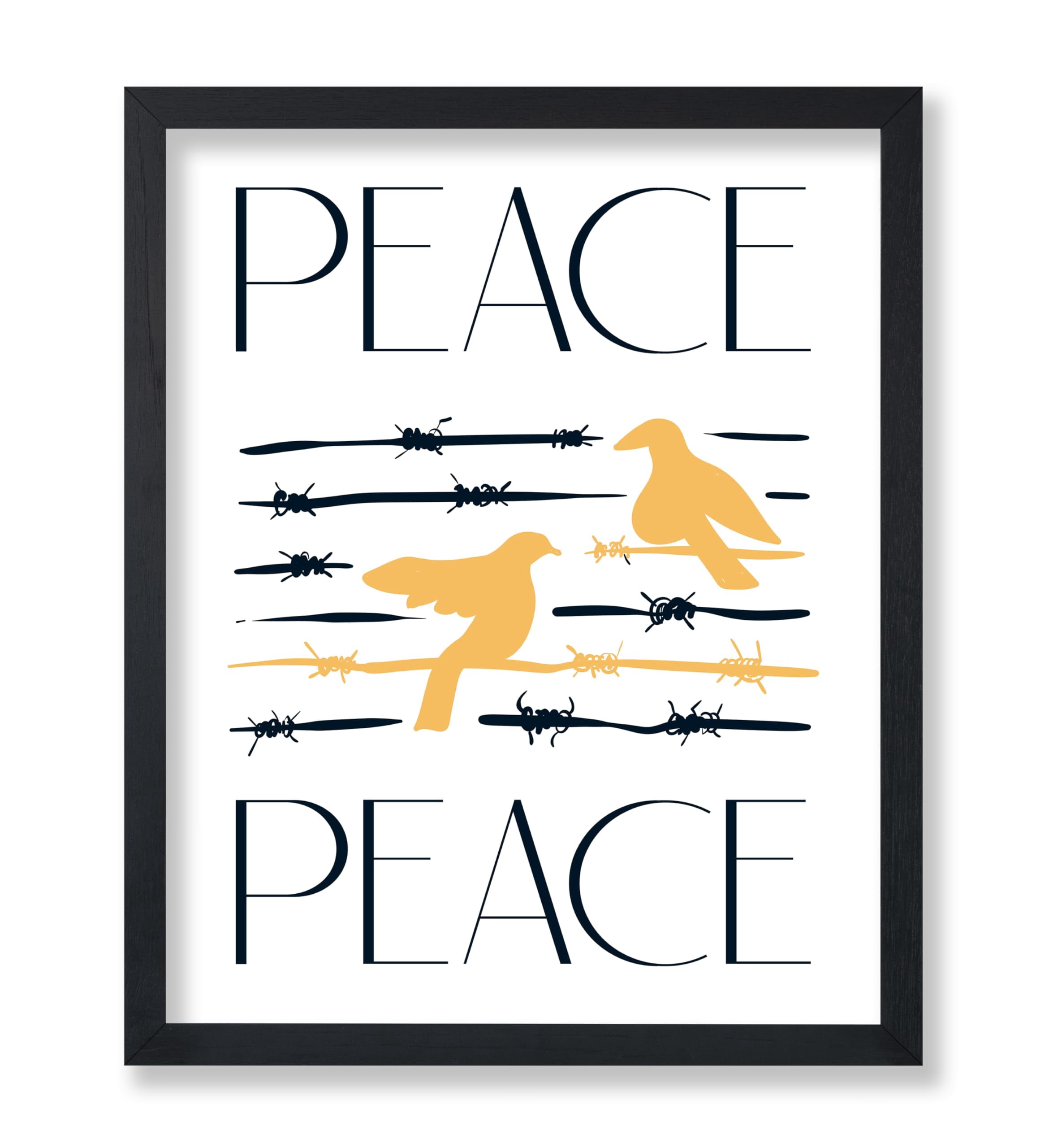 Poster Master Peace Poster - Retro Peace Dove Print - Bird Art - Trendy ...