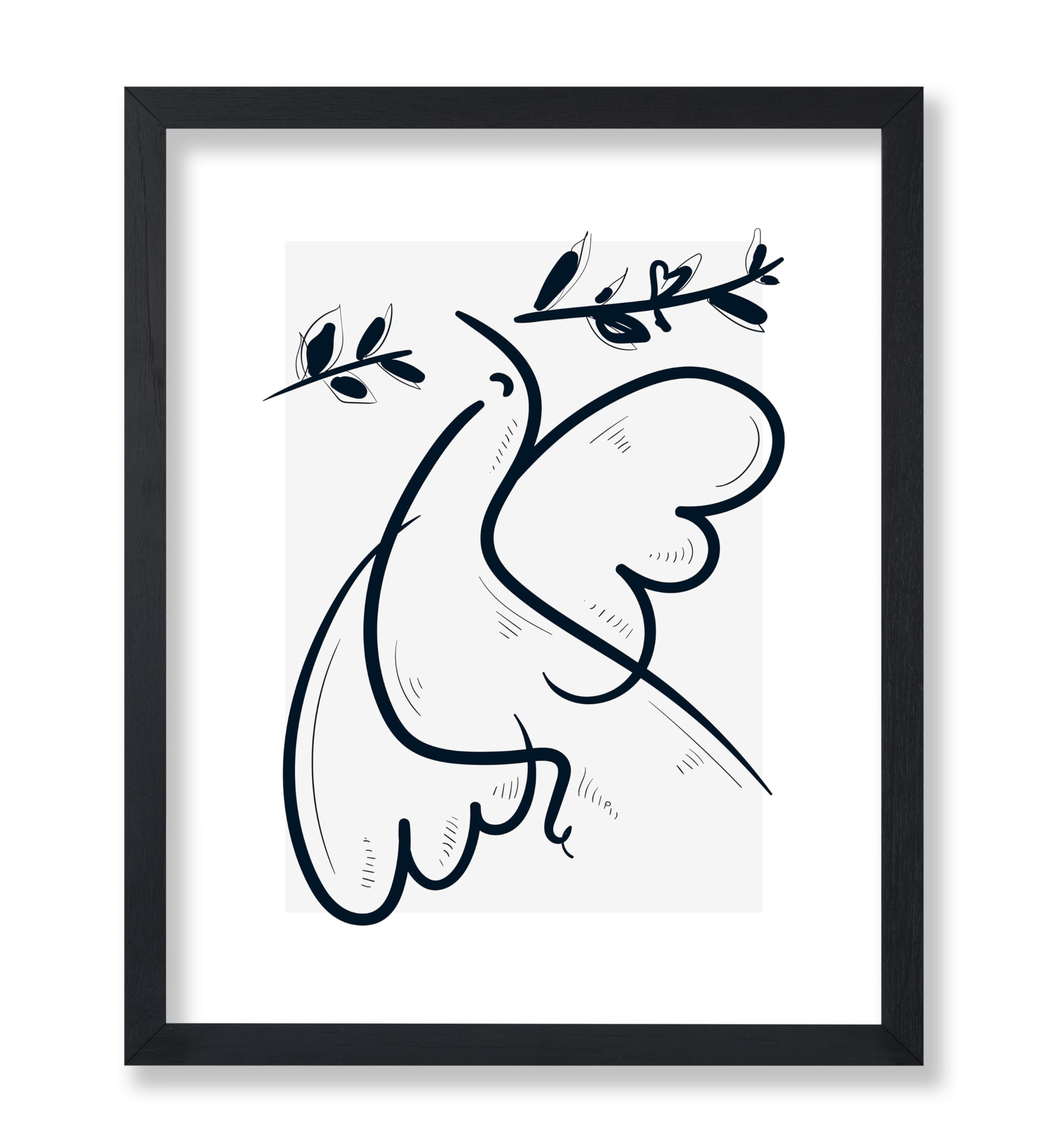 Poster Master Peace Poster - Retro Peace Dove Print - Peace and Love ...