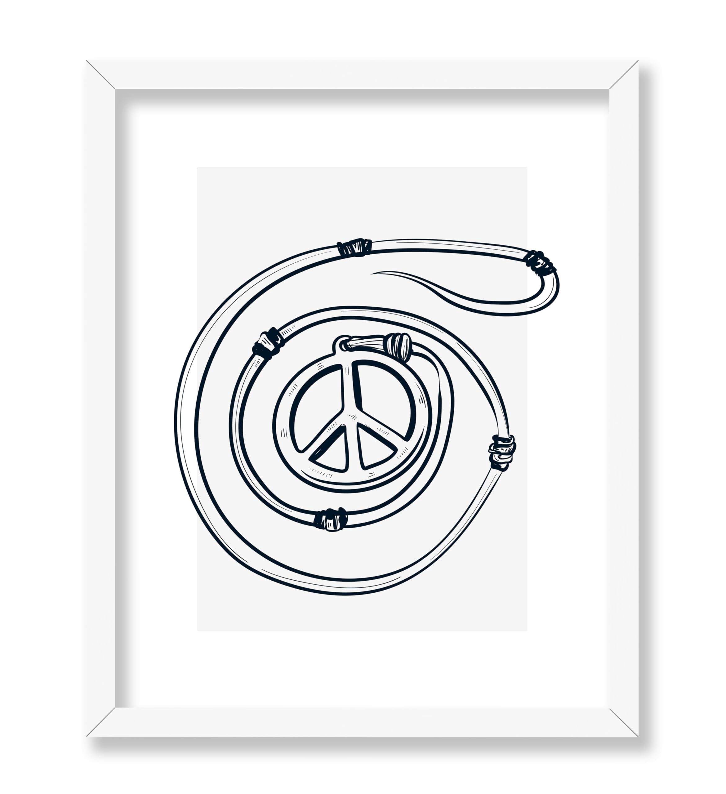 Poster Master Peace Poster - Retro Peace Sign Print - Peace and Love ...