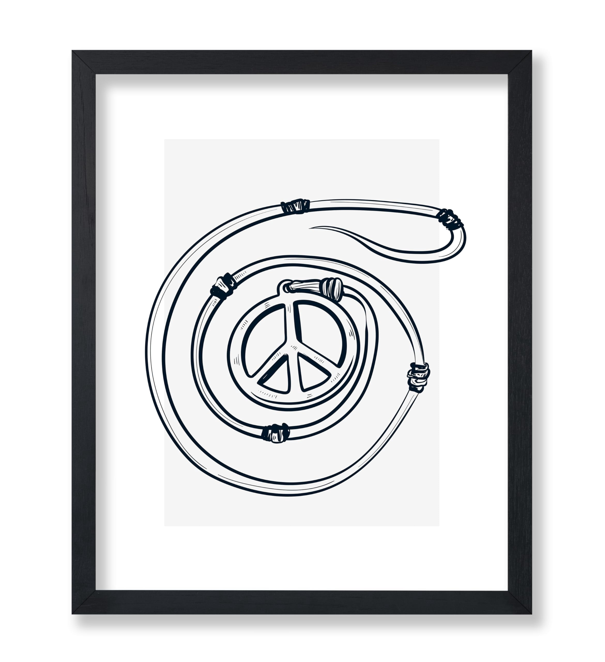 Poster Master Peace Poster - Retro Peace Sign Print - Peace and Love ...