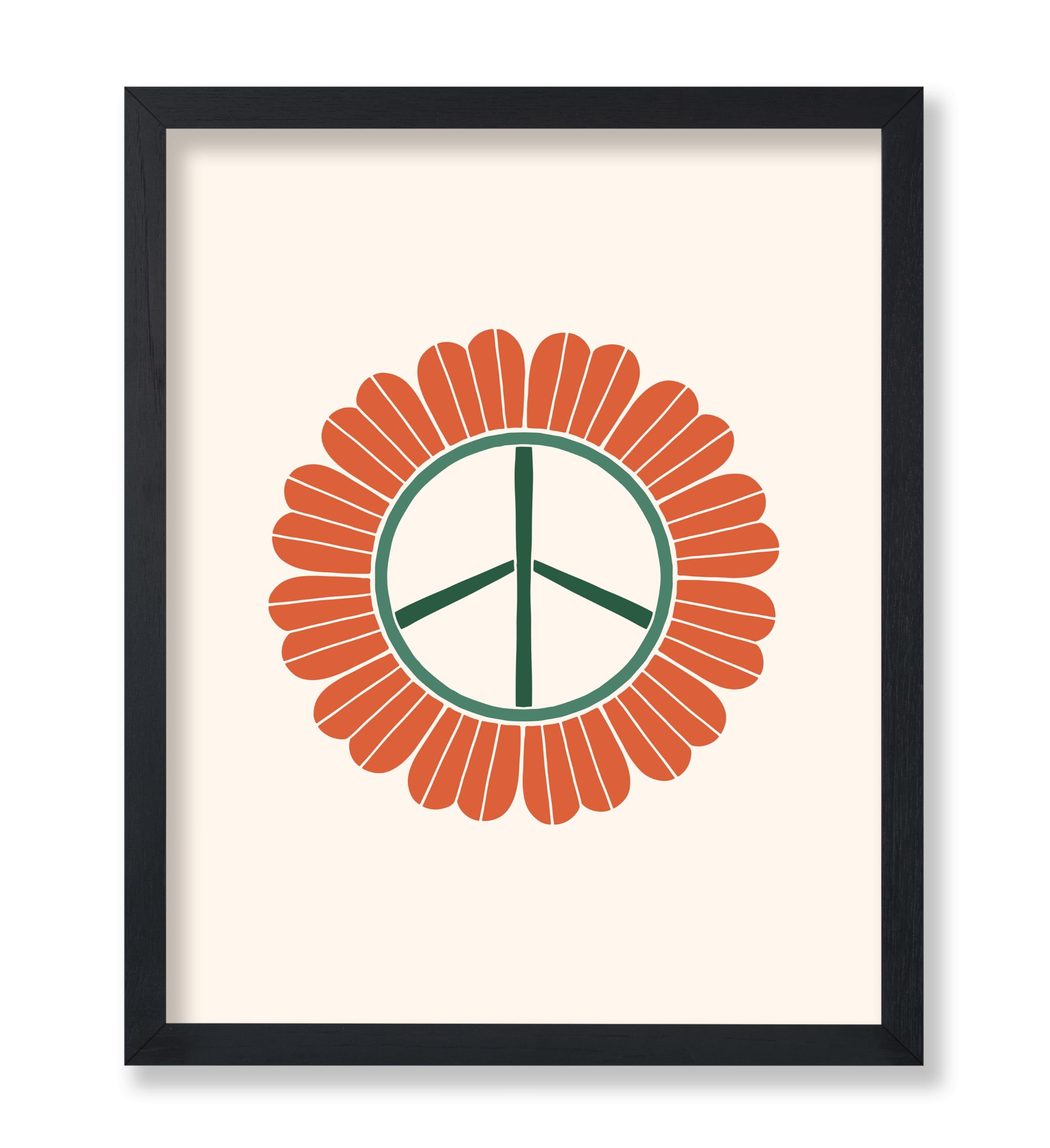 Poster Master Peace Symbol Poster - Retro Hippie Print - Trendy Art ...