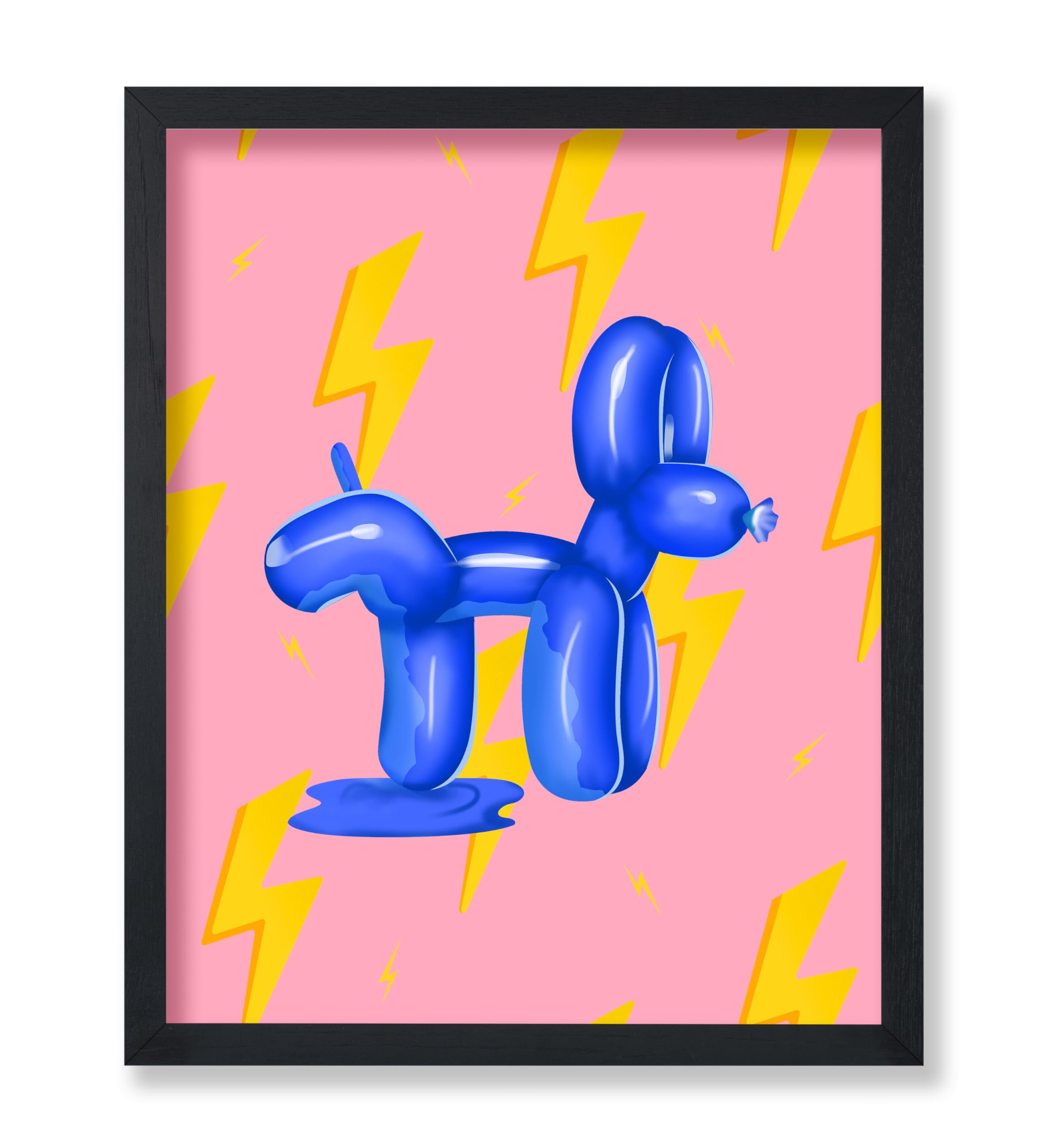 Poster Master Peeing Balloon Dog Poster - Balloon Dog Print - Pop Art ...