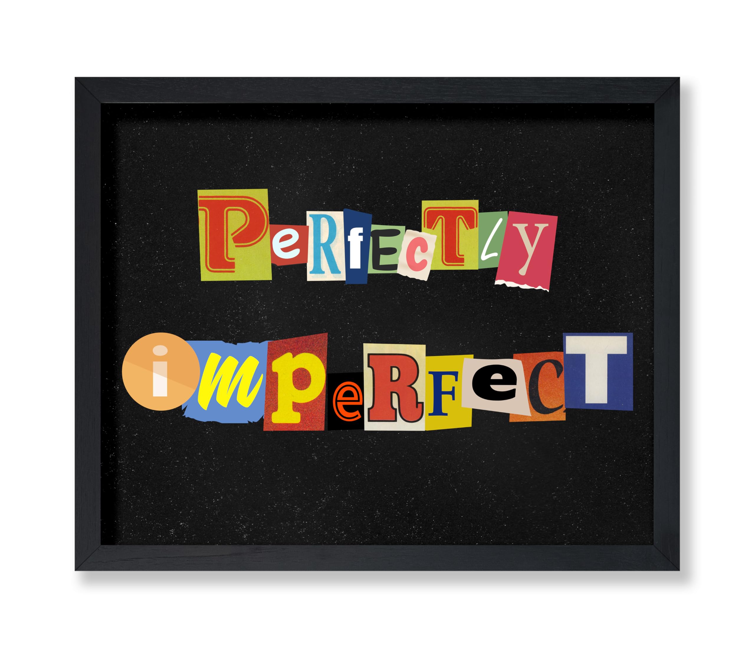 Poster Master Perfectly Imperfect Poster - Inspirational Print - Cut ...