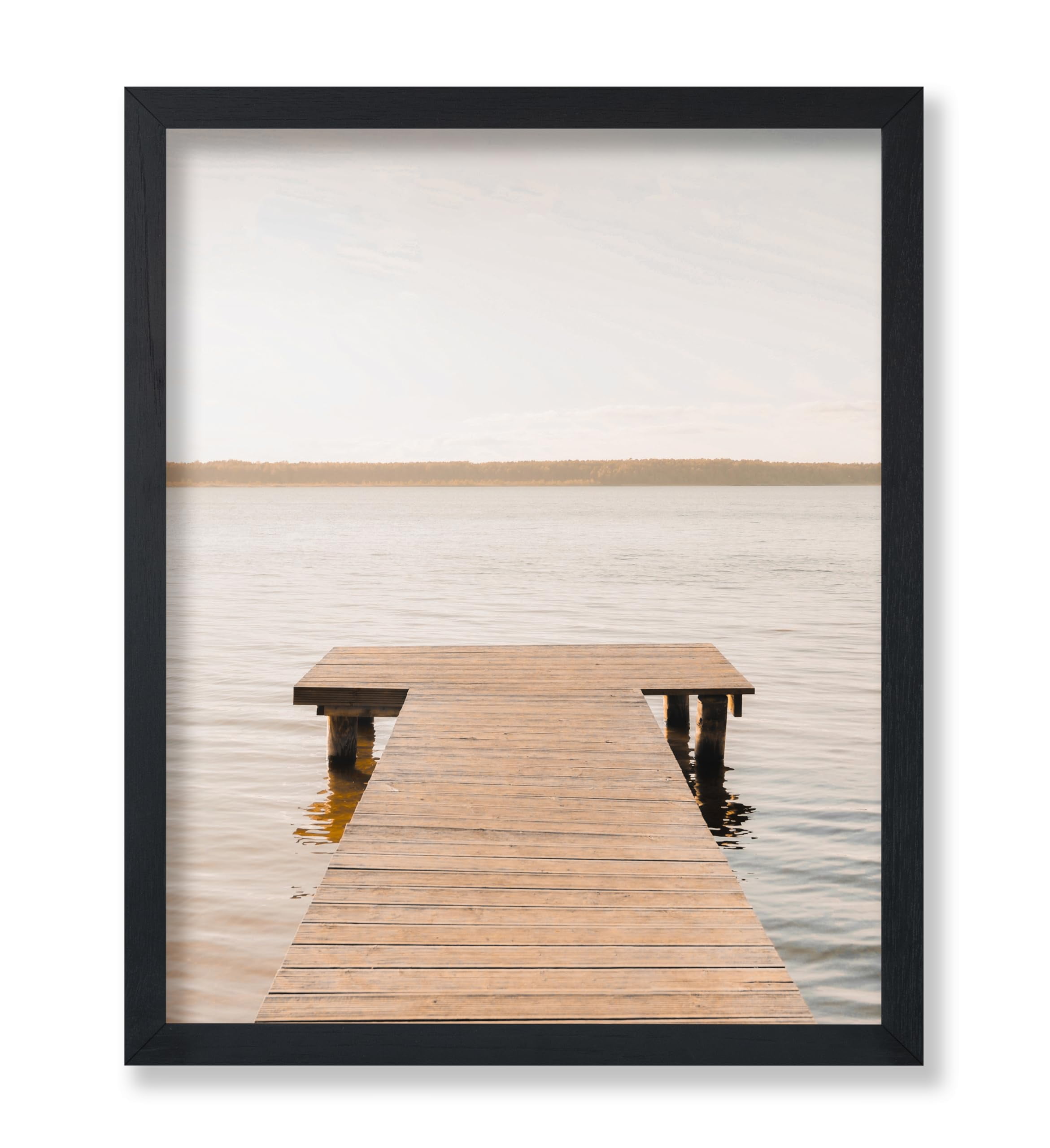 Poster Master Pier in Lake Poster - Wooden Dock Print - Photography Art ...