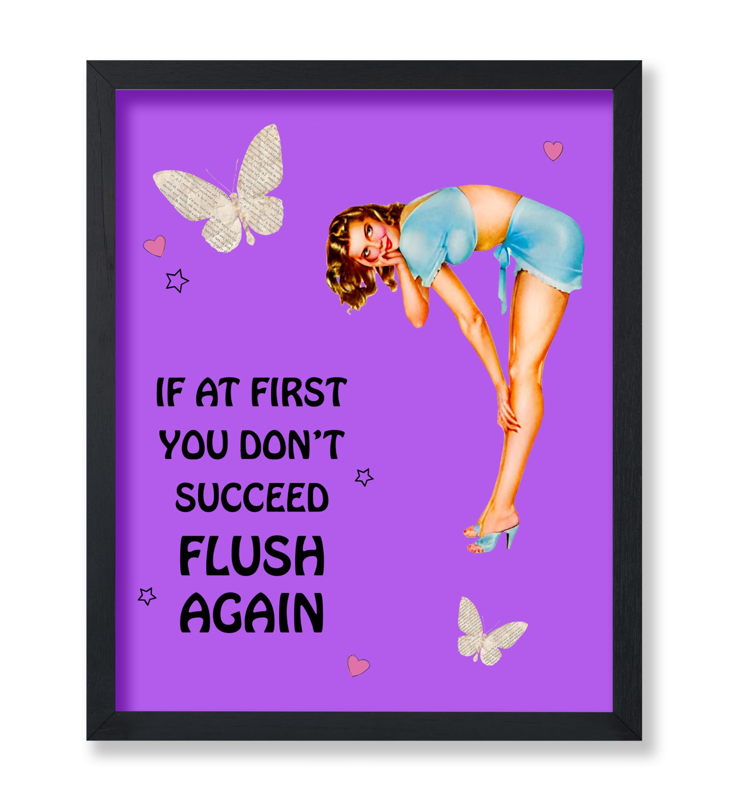 Poster Master Pin Up Girl Poster - If At First You Don't Succeed Flush ...