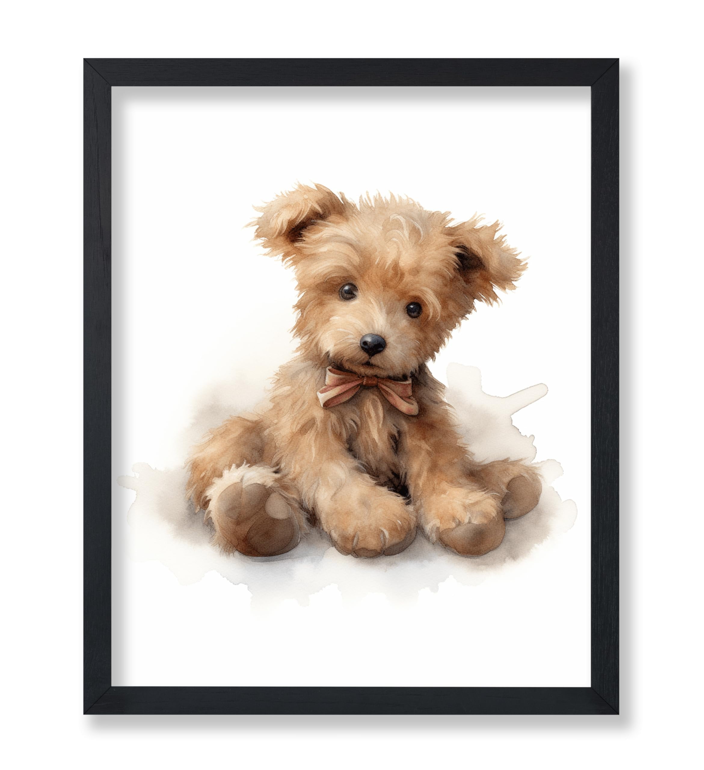 Poster Master Plush Dog Poster - Cute Baby Dog Print - Dog Art ...