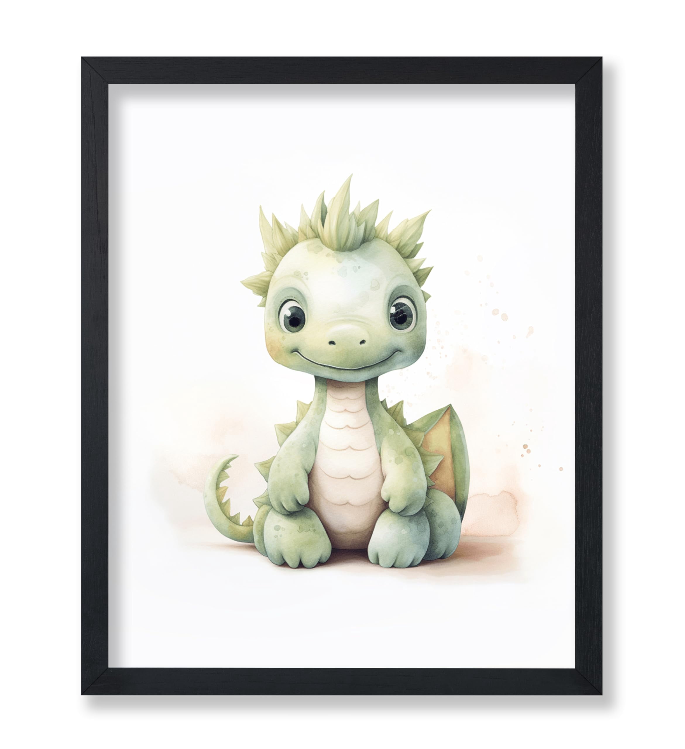 Poster Master Plush Dragon Poster - Cute Baby Dragon Print - Dragon Art ...