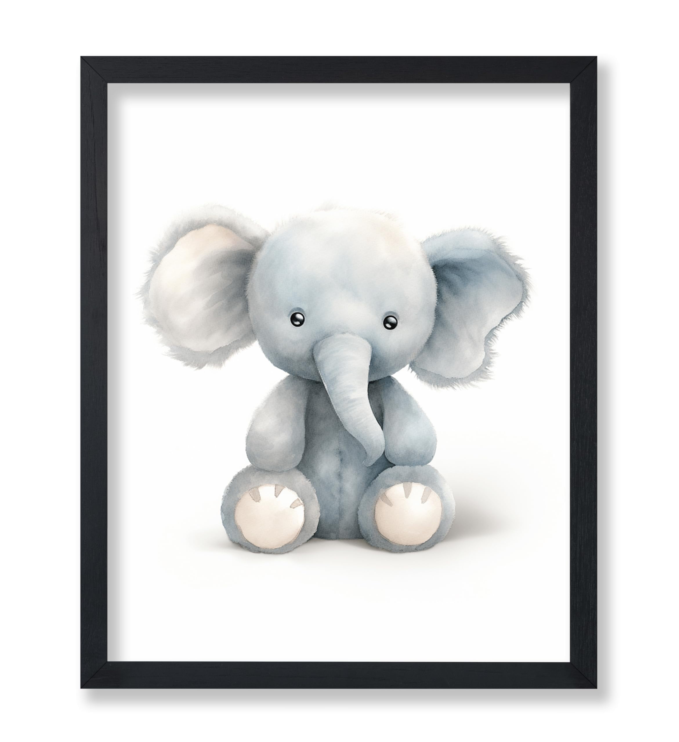 Poster Master Plush Elephant Poster - Cute Baby Elephant Print ...