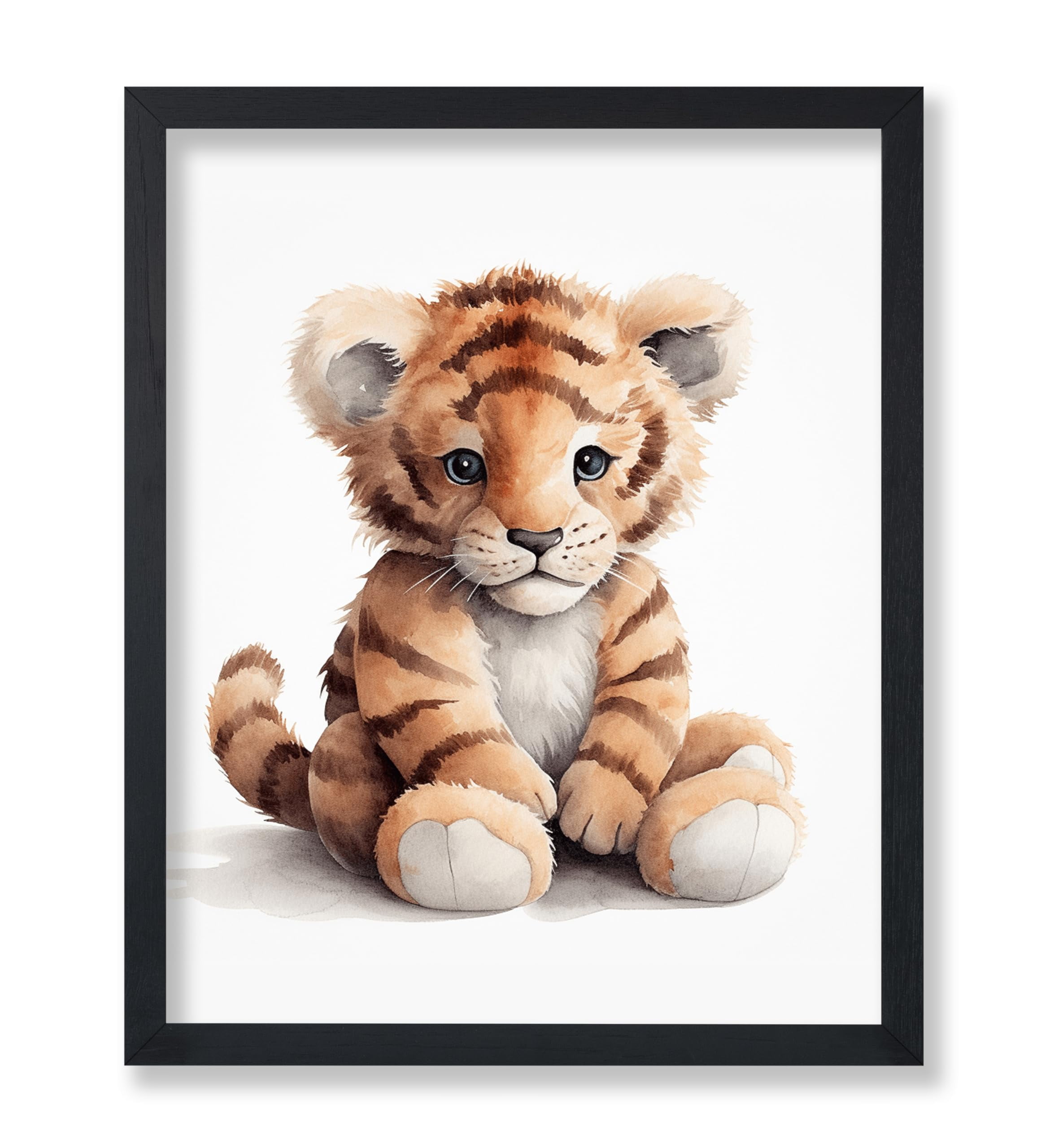Poster Master Plush Tiger Poster - Cute Baby Tiger Print - Tiger Art ...