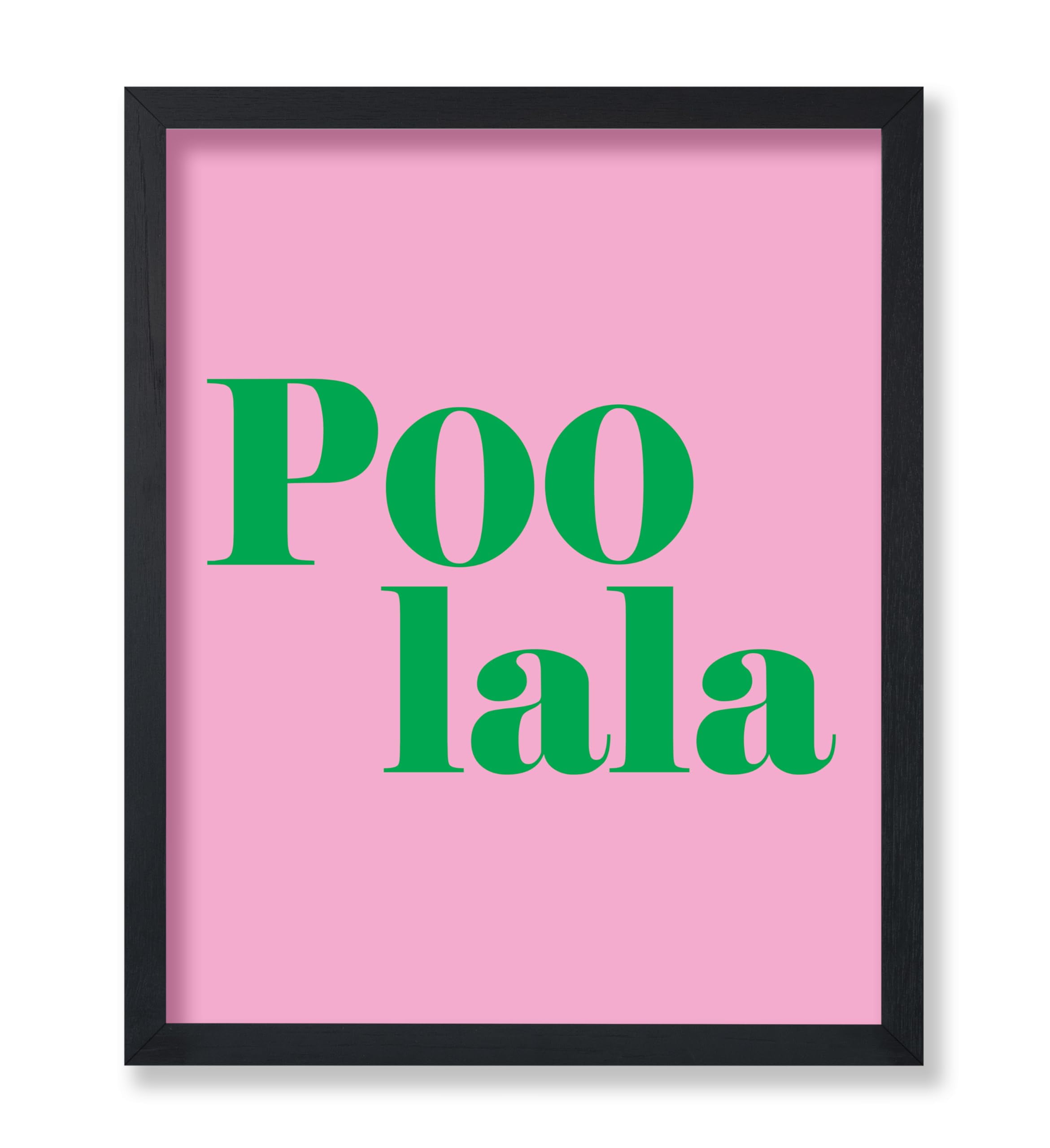 Poster Master Poo Lala Poster - Pink Typography Print - Pop Art ...