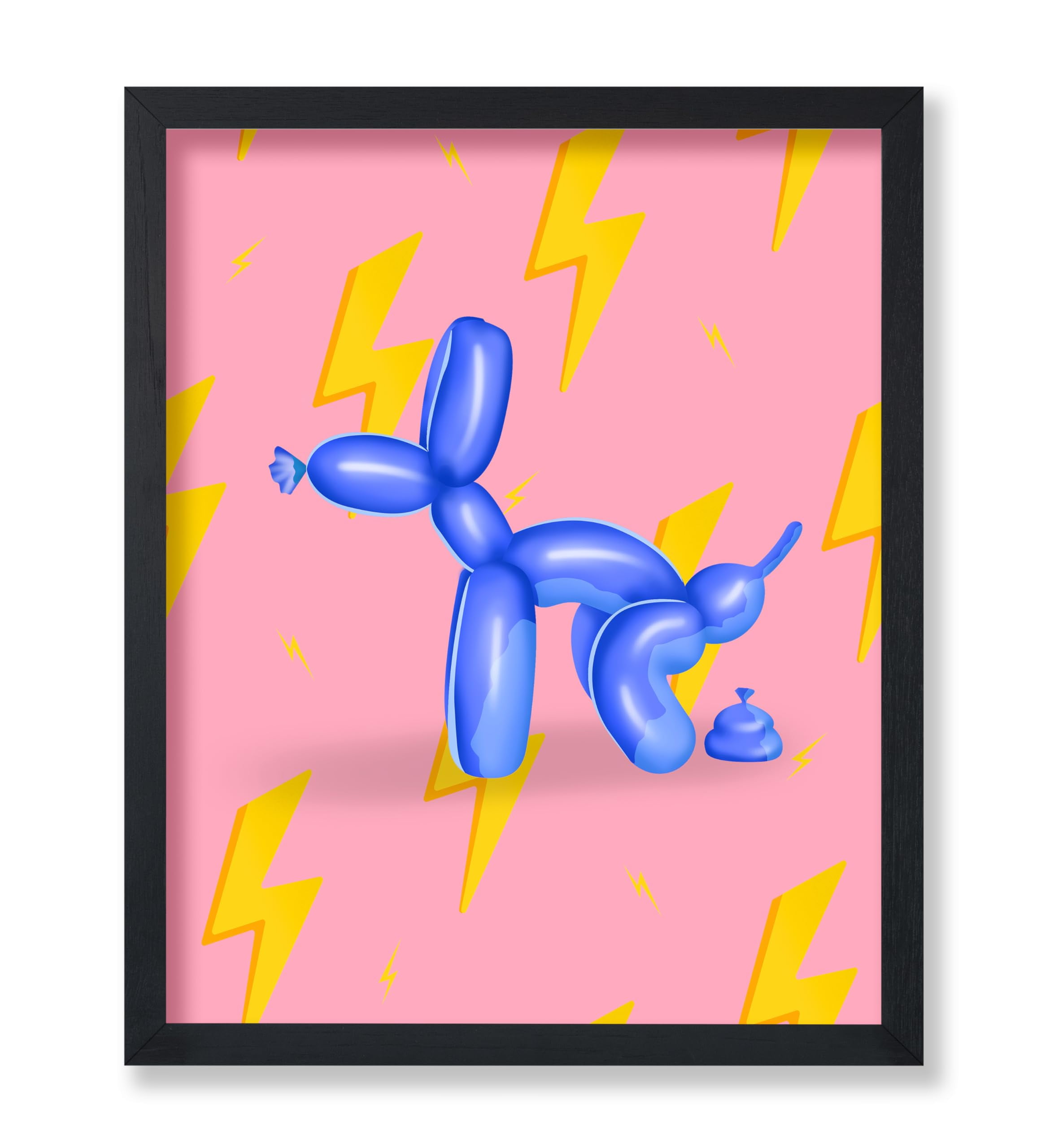Poster Master Pooping Balloon Dog Poster - Balloon Dog Print - Pop Art ...