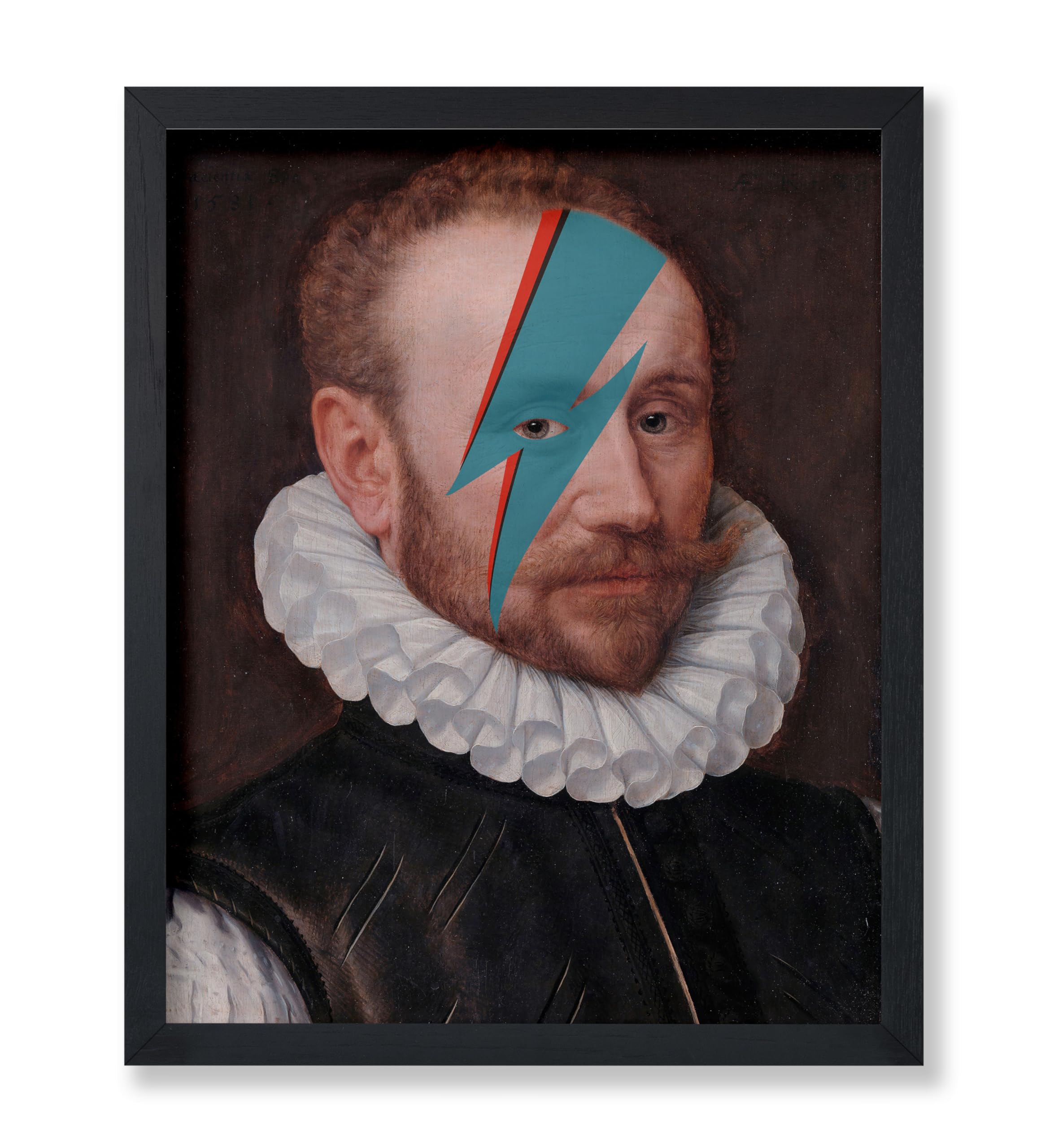 Poster Master Portrait of a Man Poster - Ziggy Stardust Print - Altered Art - Trendy Art ...