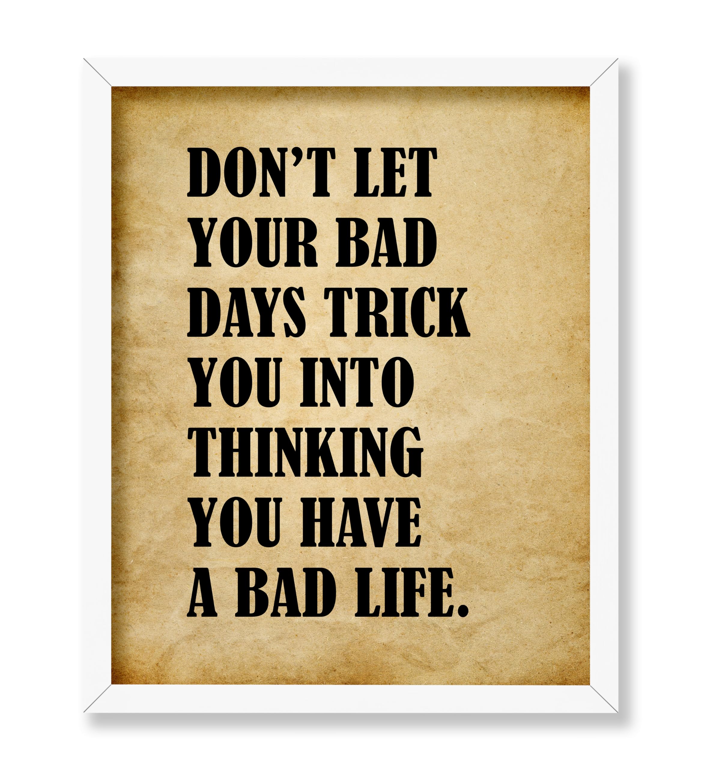 Poster Master Positive Affirmations Poster - Don't Let Your Bad Days ...