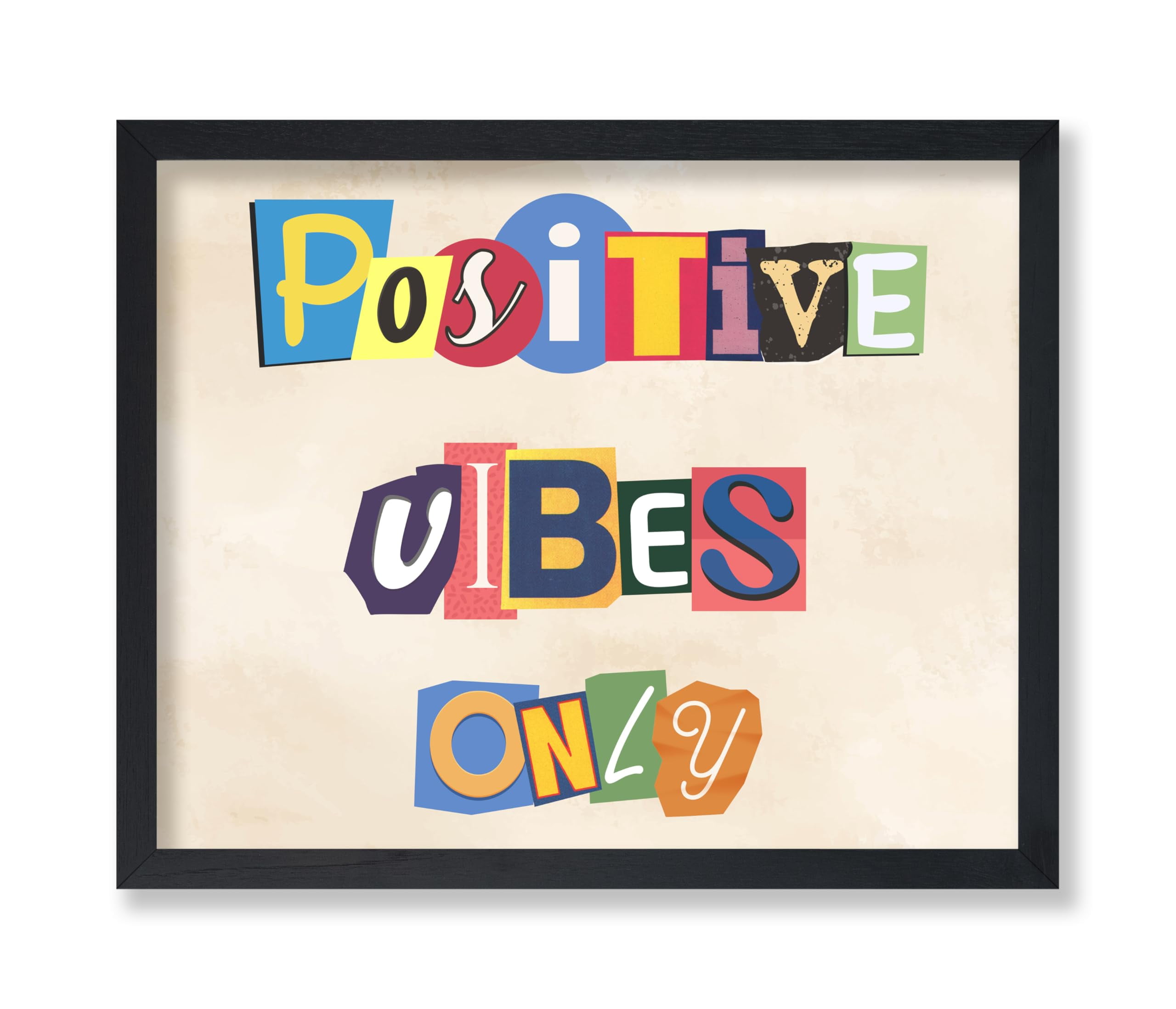 Poster Master Positive Vibes Only Poster - Motivational Quotes Print ...