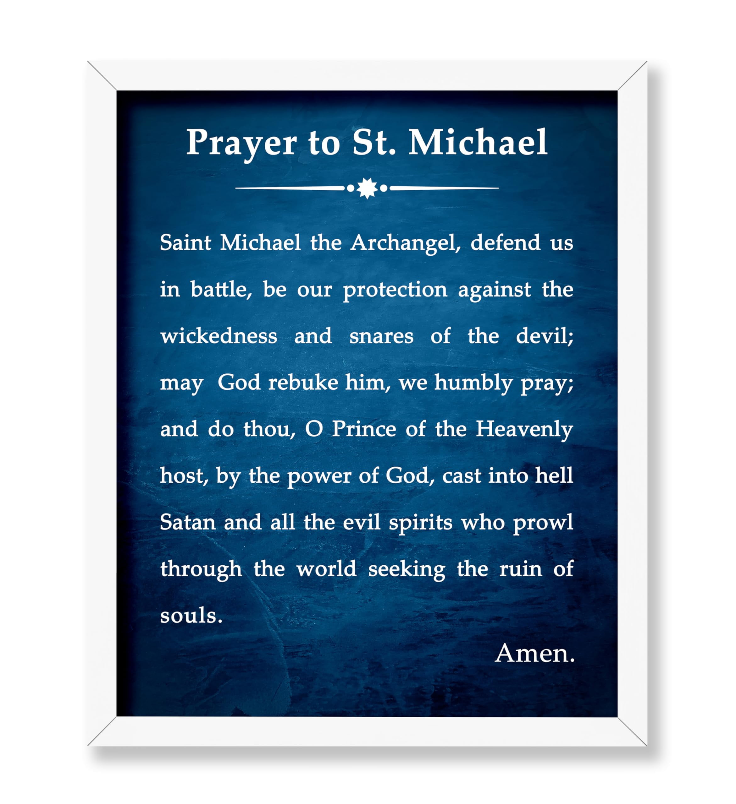 Poster Master Prayer to Saint Michael Poster - Saint Michael the ...