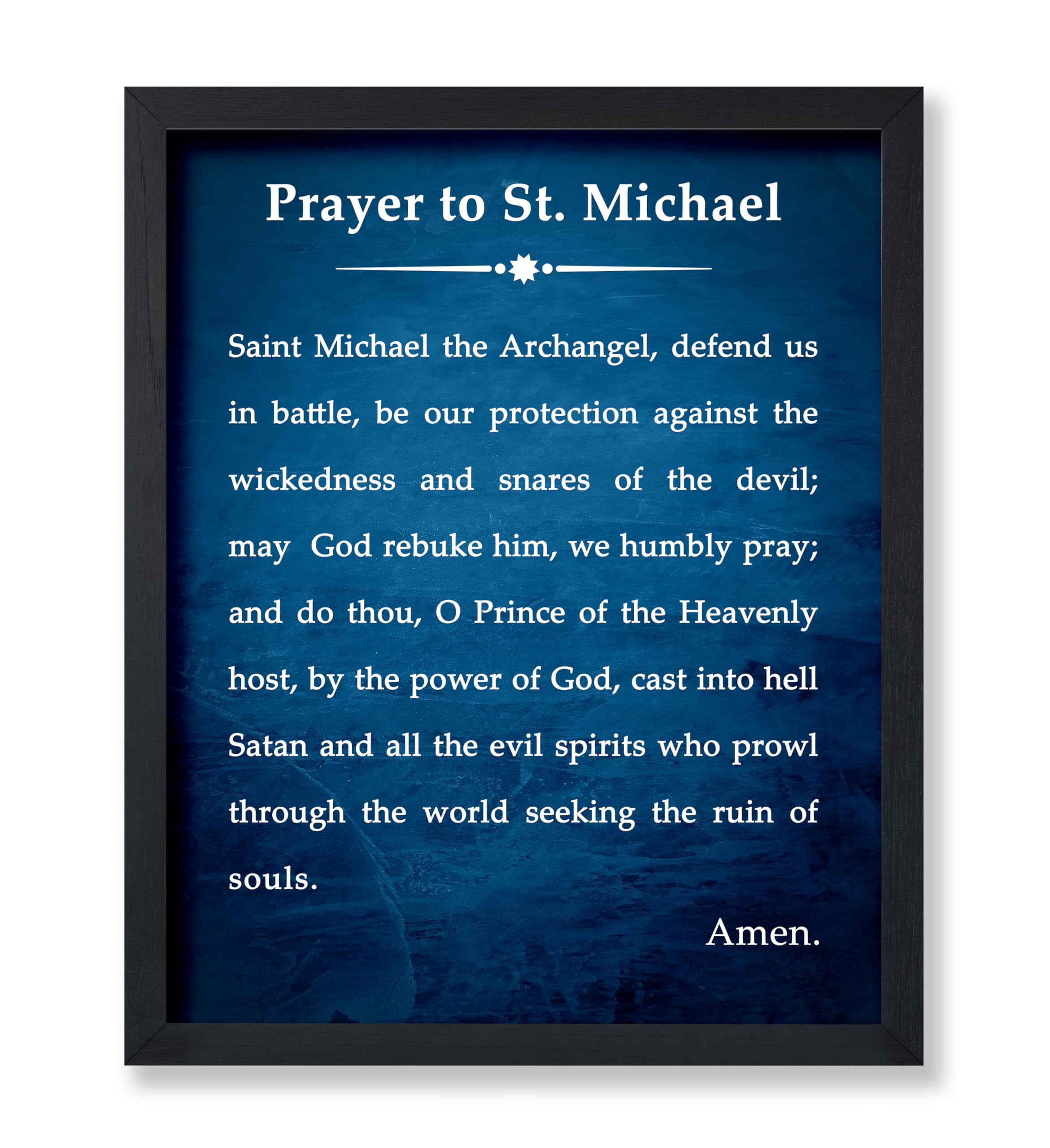 Poster Master Prayer to Saint Michael Poster - Saint Michael the ...