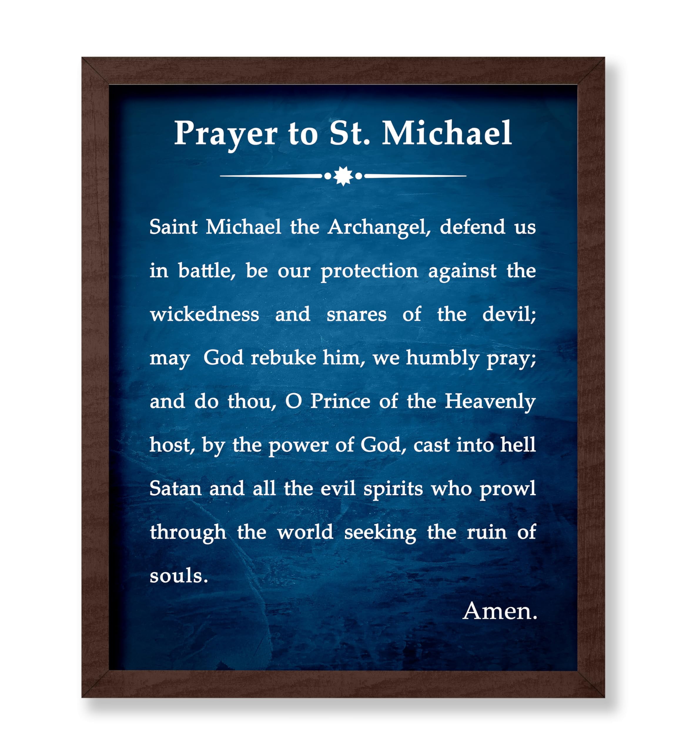 Poster Master Prayer to Saint Michael Poster - Saint Michael the ...