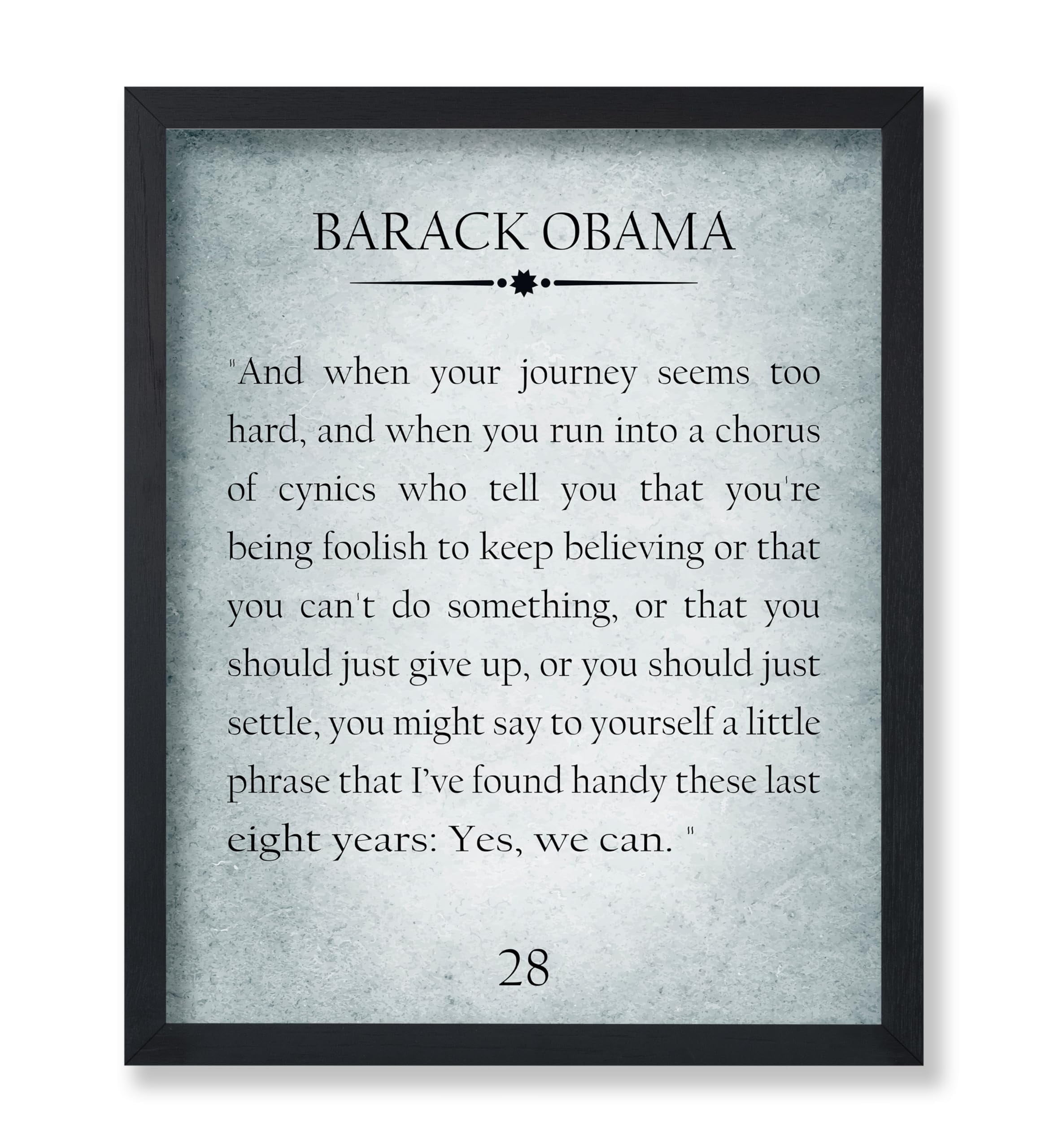 Poster Master President Barack Obama Poster - Yes We Can Print ...