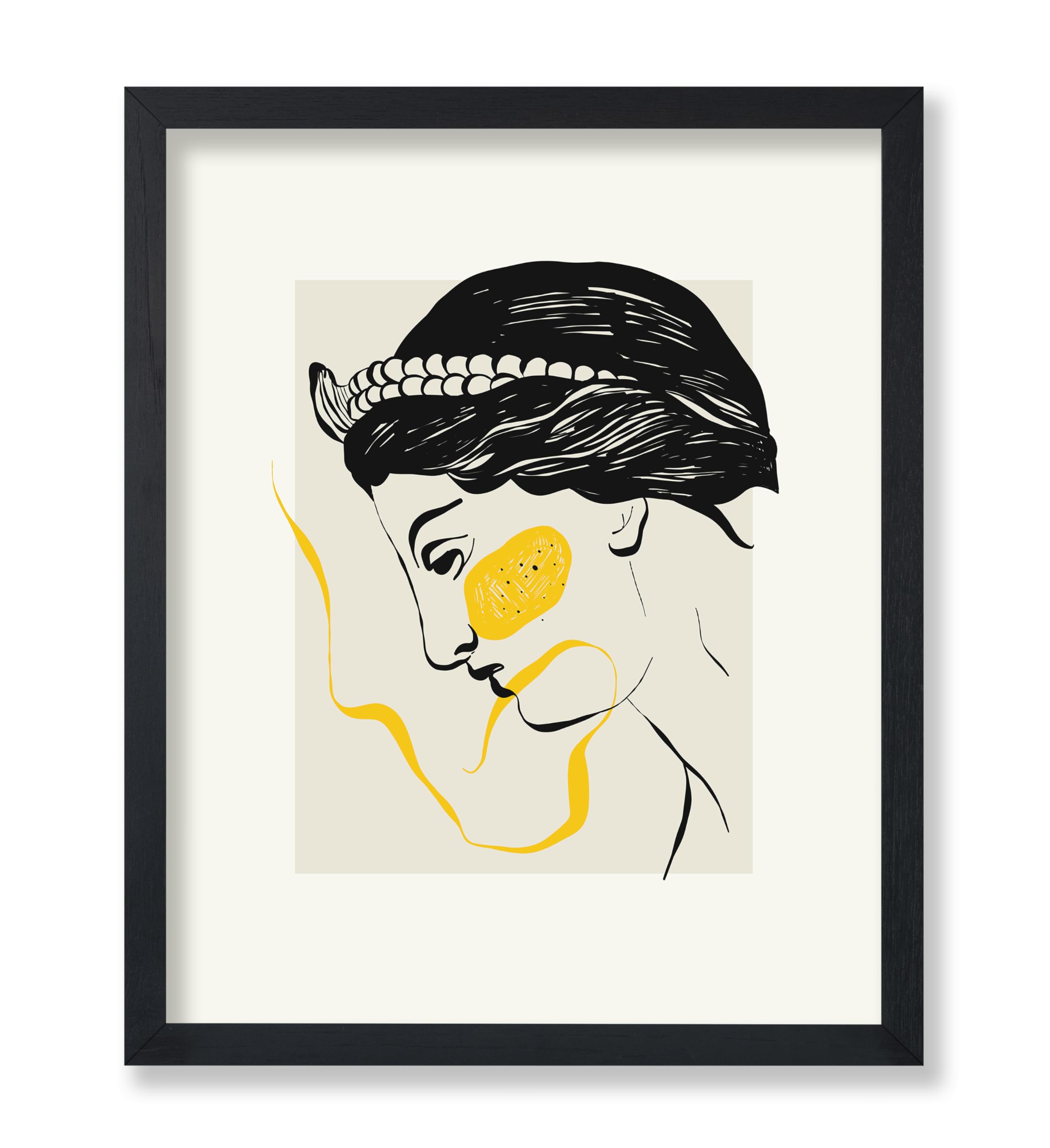 Poster Master Princess Poster - Retro Abstract Print - Portrait Art ...
