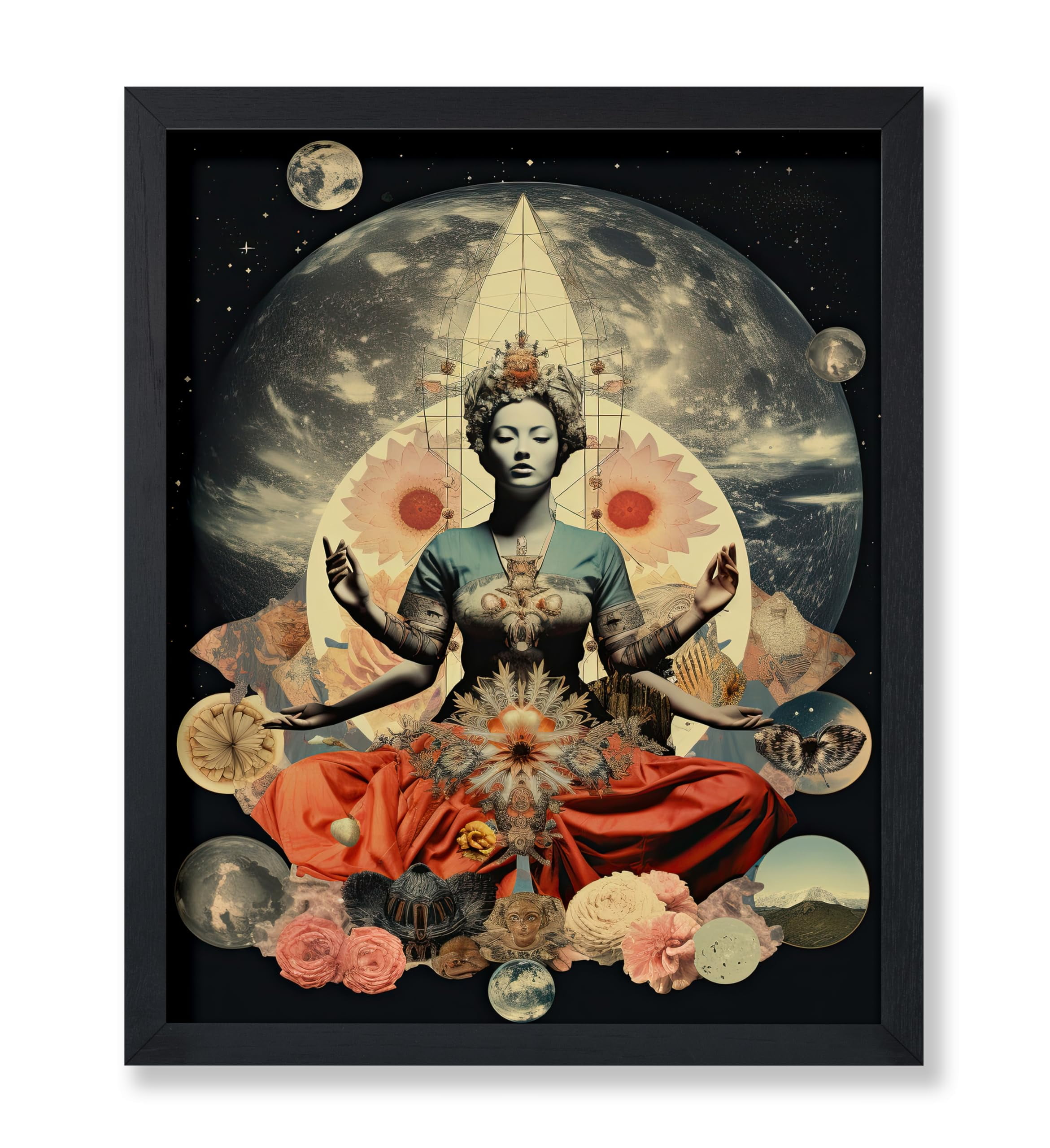 Poster Master Psychedelic Poster - Meditation Print - Spiritual Art ...