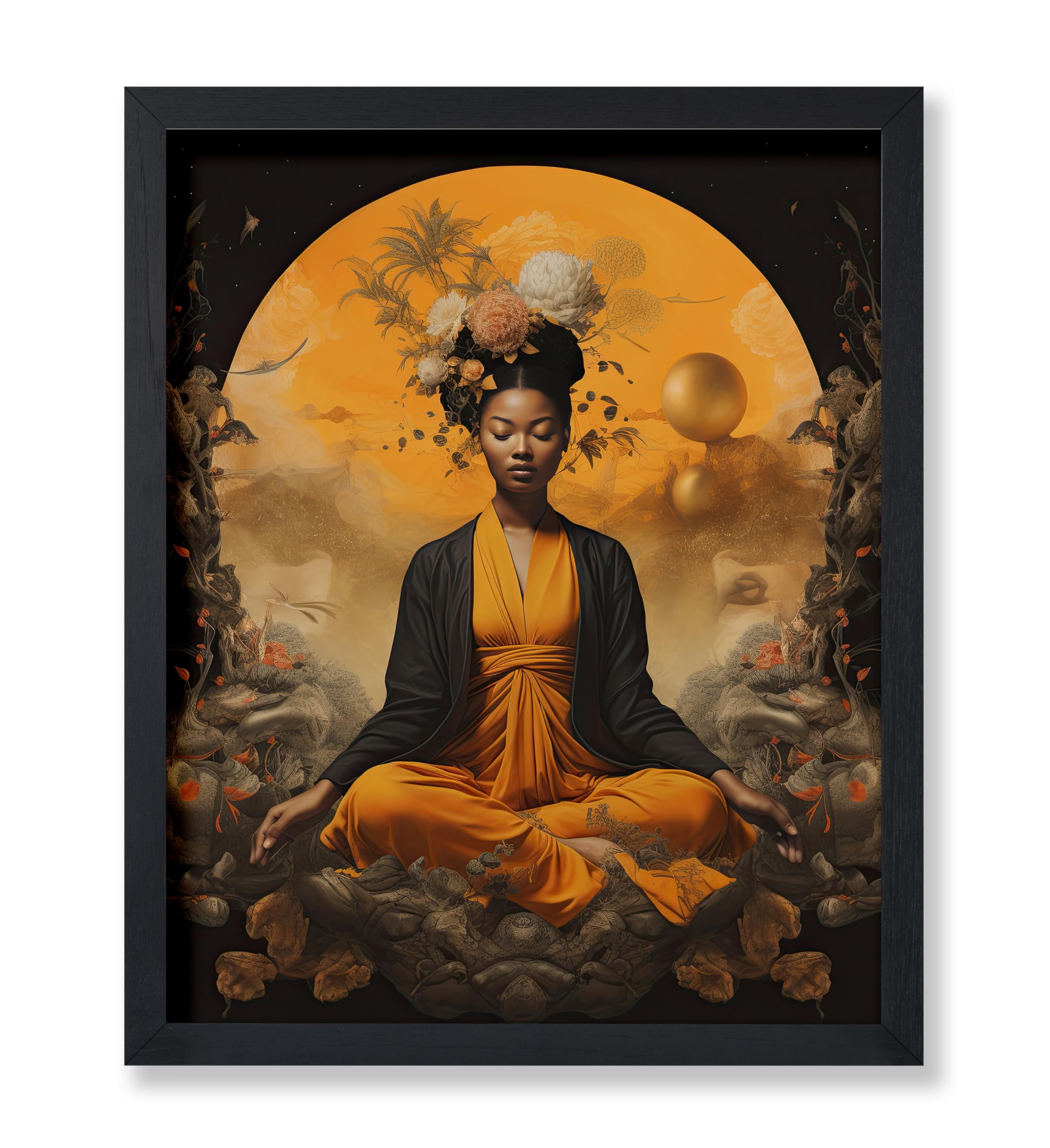 Poster Master Psychedelic Poster - Meditation Print - Trippy Art ...