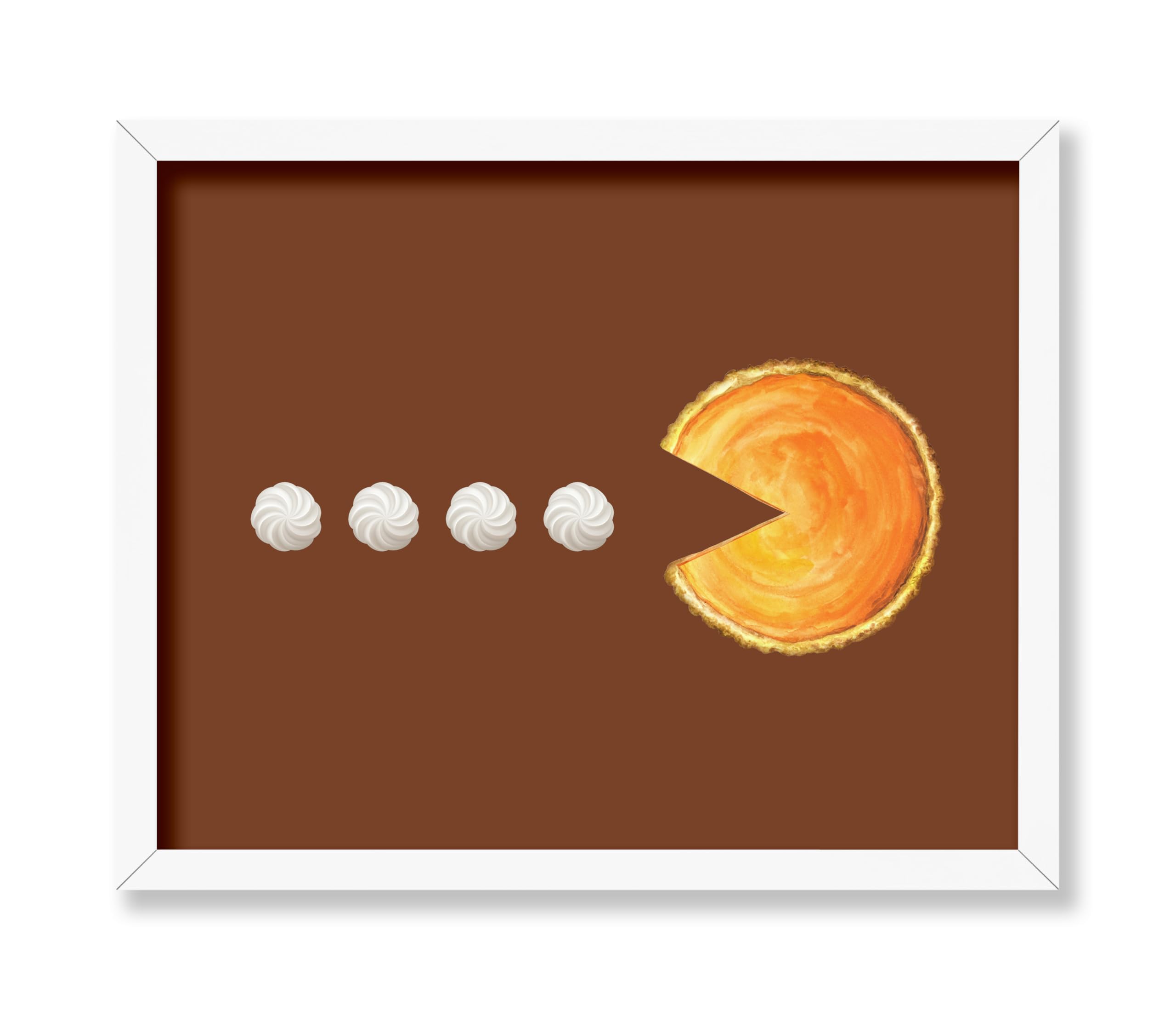 Poster Master Pumpkin Pie Poster - Eating Whipped Cream Print ...