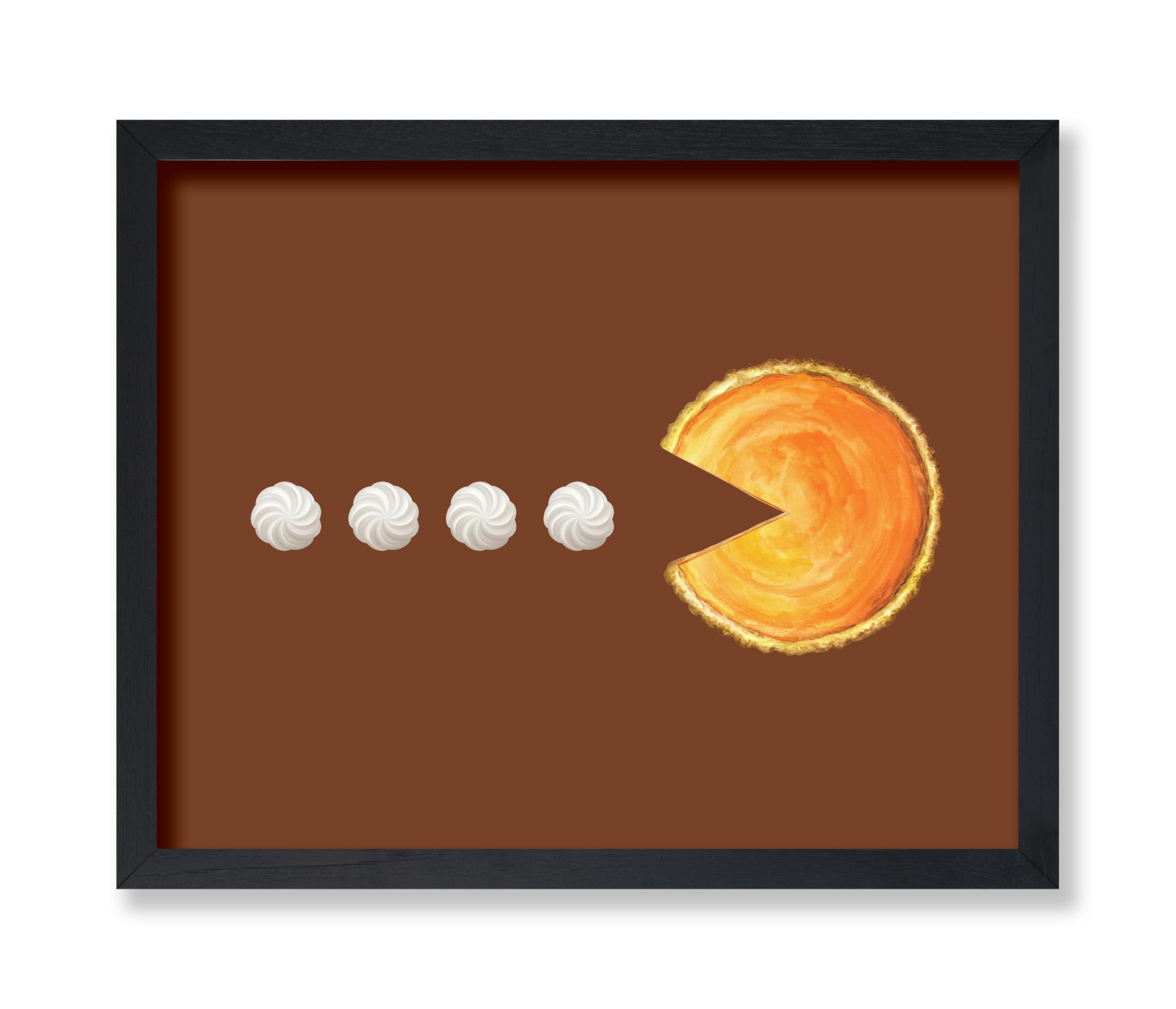 Poster Master Pumpkin Pie Poster - Eating Whipped Cream Print ...