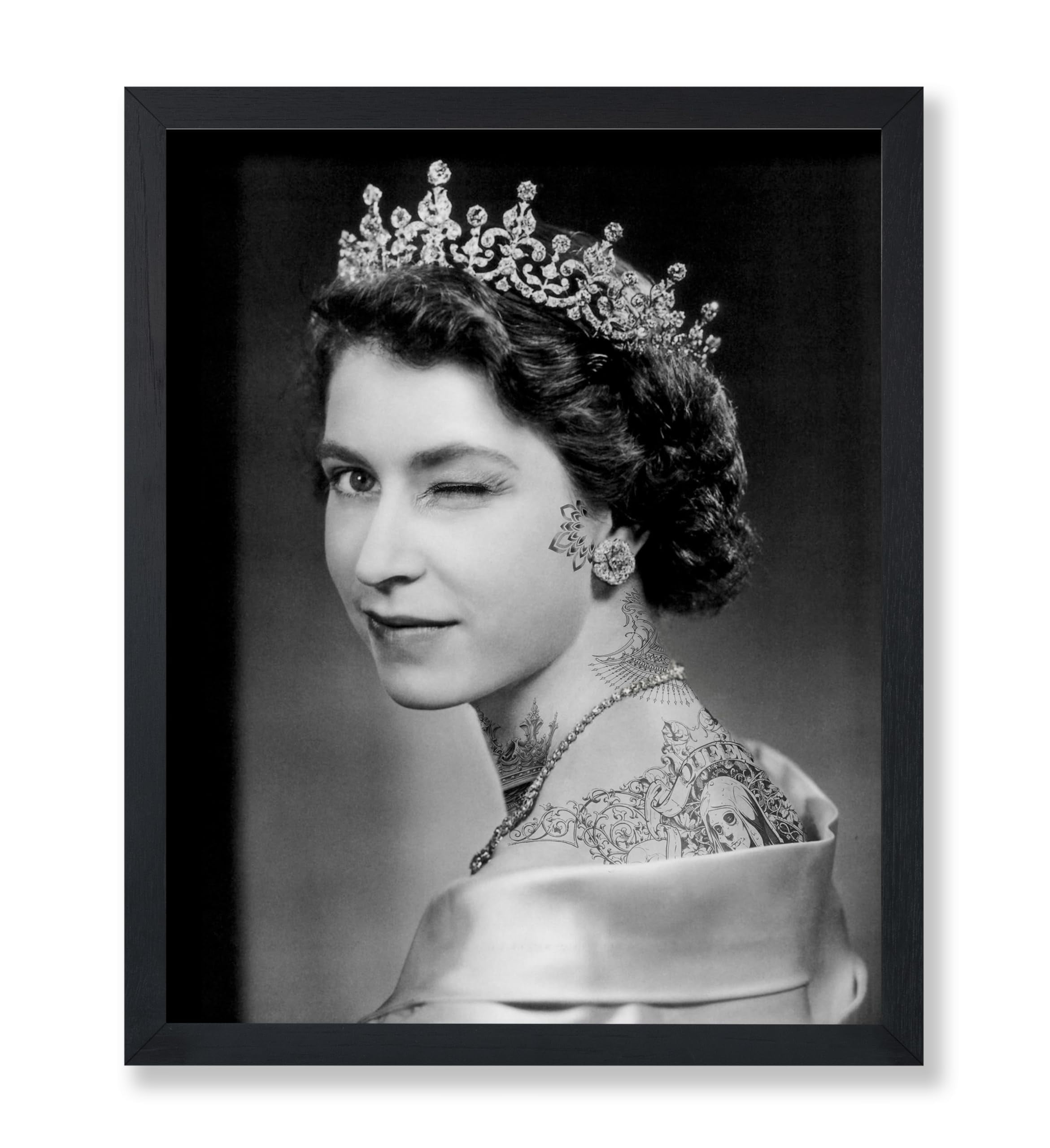 Poster Master Punk Queen Poster - Tattooed Queen Print - Altered Art ...