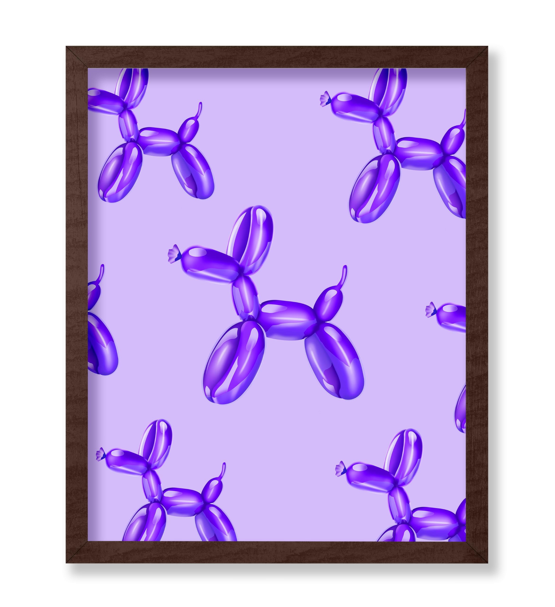 Poster Master Purple Balloon Dog Poster - Balloon Dog Print - Balloon ...