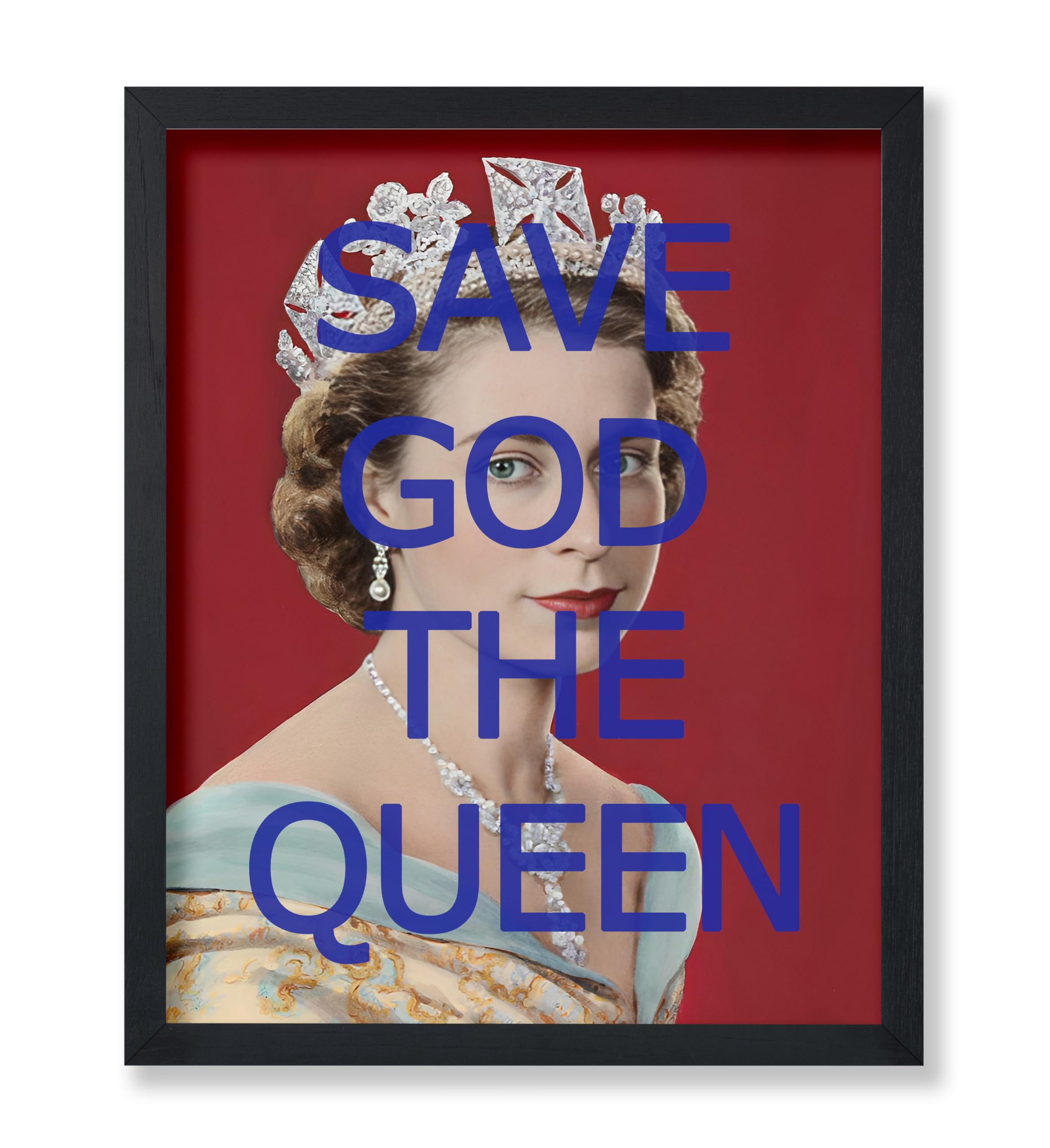 Poster Master Queen Poster - God Save The Queen Print - Altered Art ...