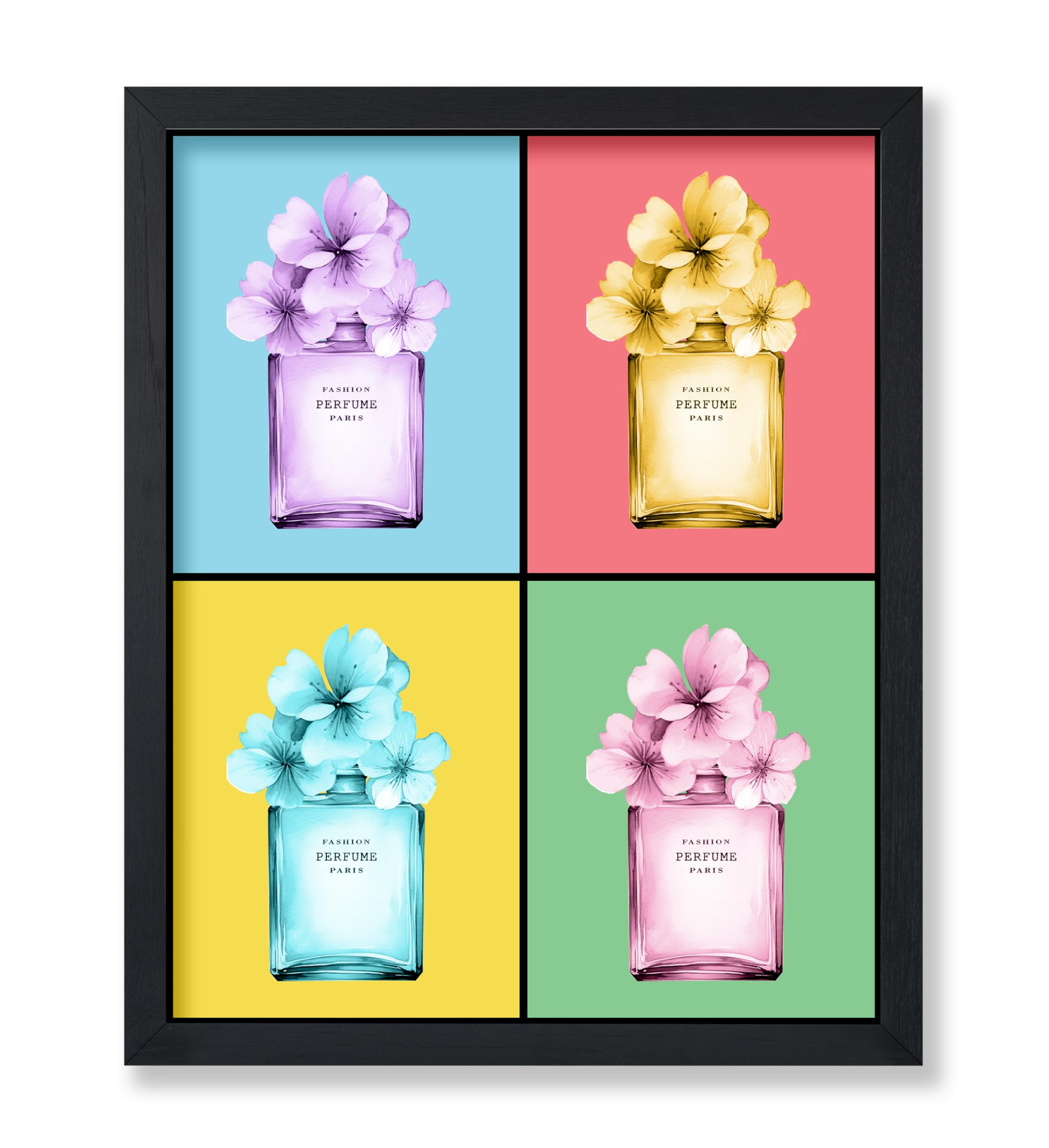 Poster Master Rainbow Perfume Poster - Fashion Print - Perfume Art ...