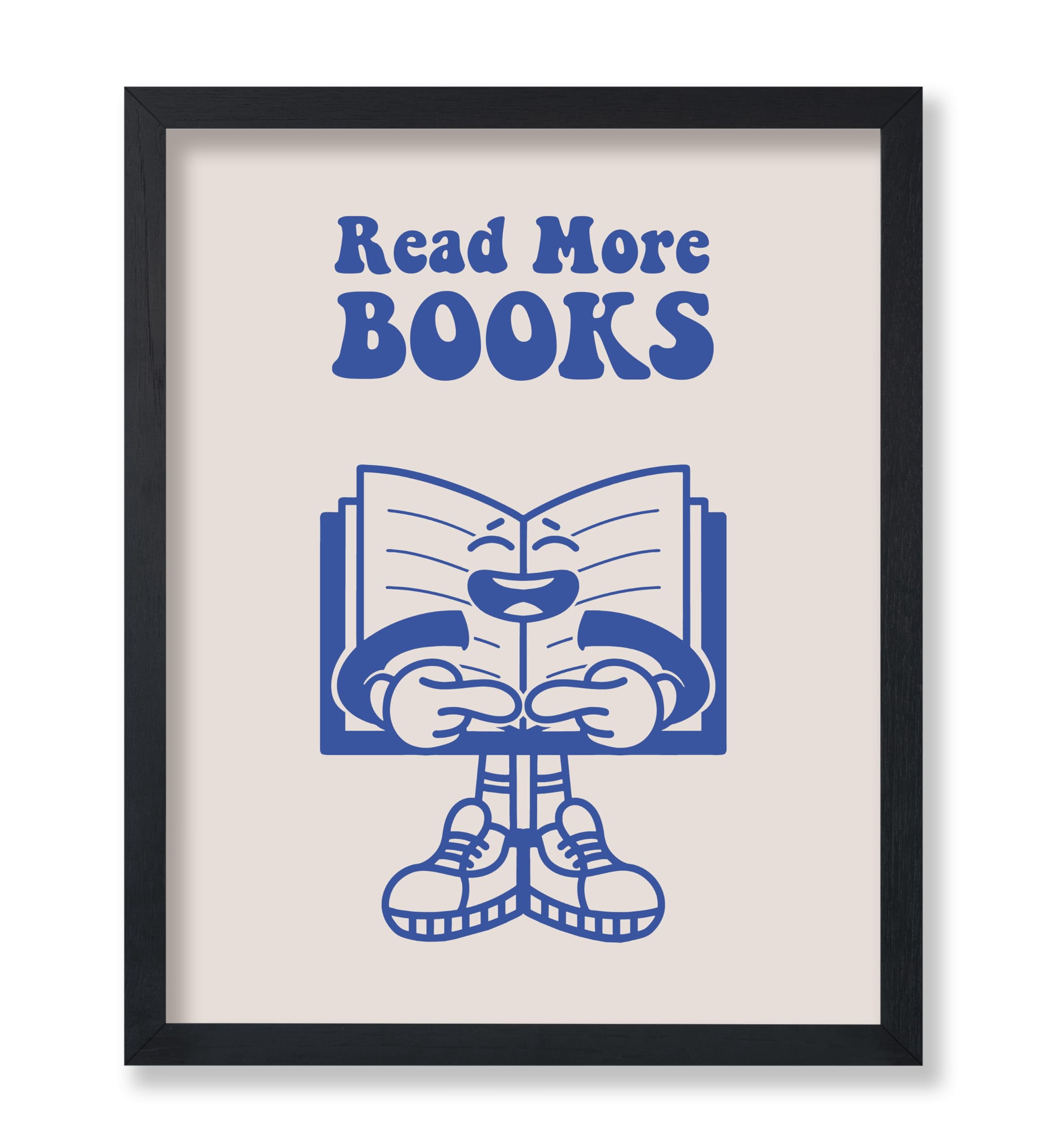 Poster Master Read More Books Poster - Retro Book Print - Reading Art ...