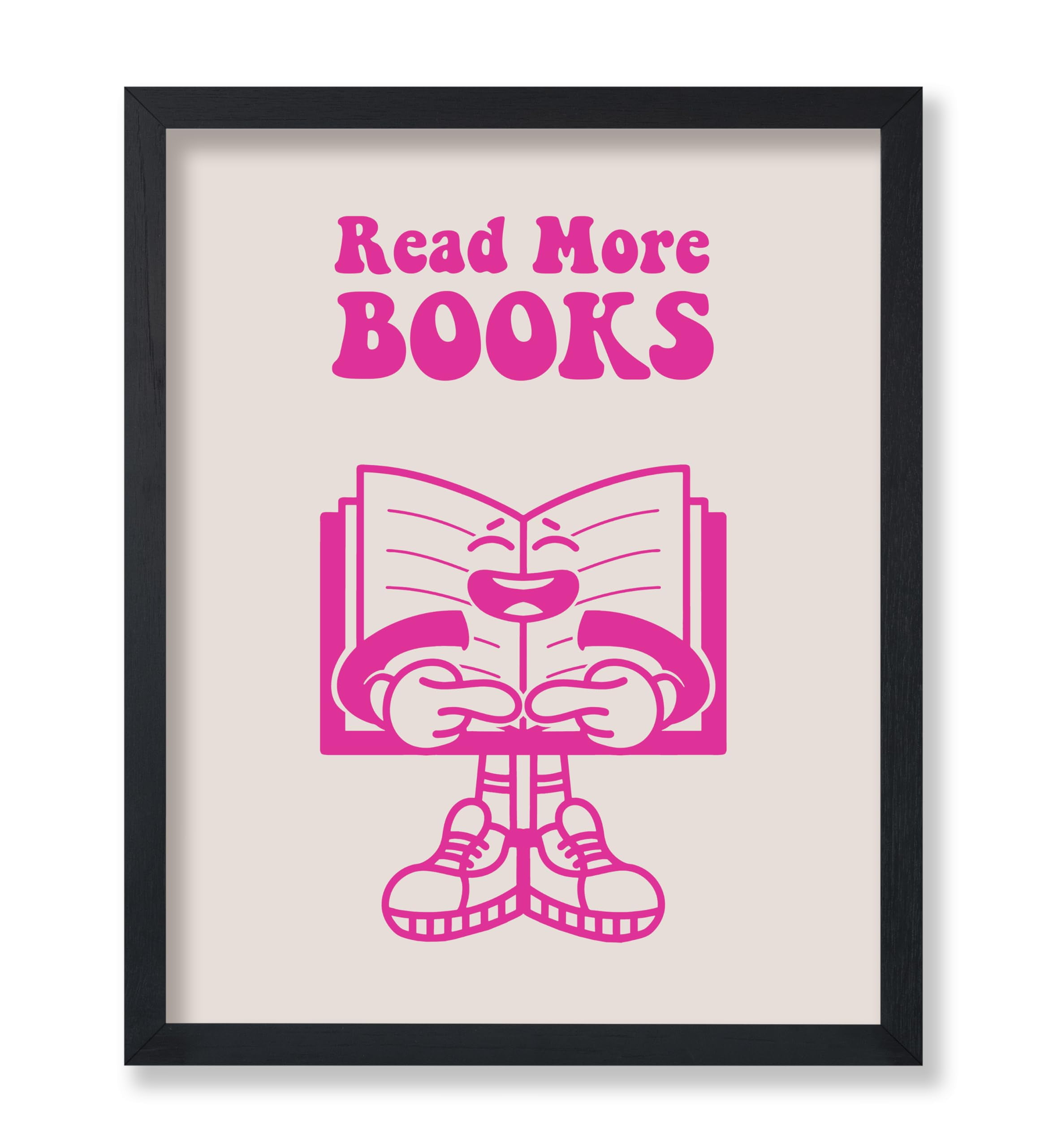 Poster Master Read More Books Poster - Retro Book Print - Reading Art ...